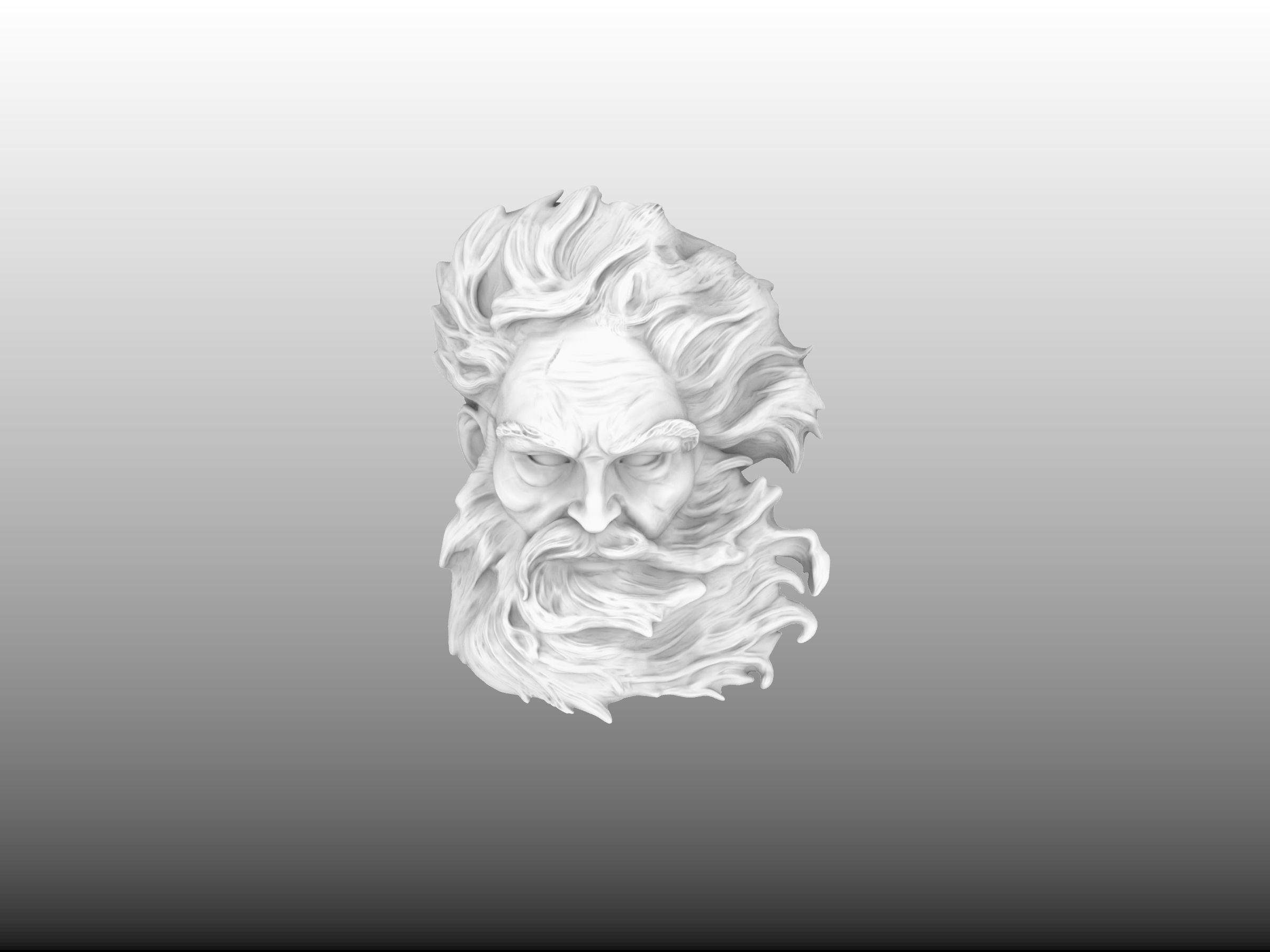Zeus Face 3D model | CGTrader