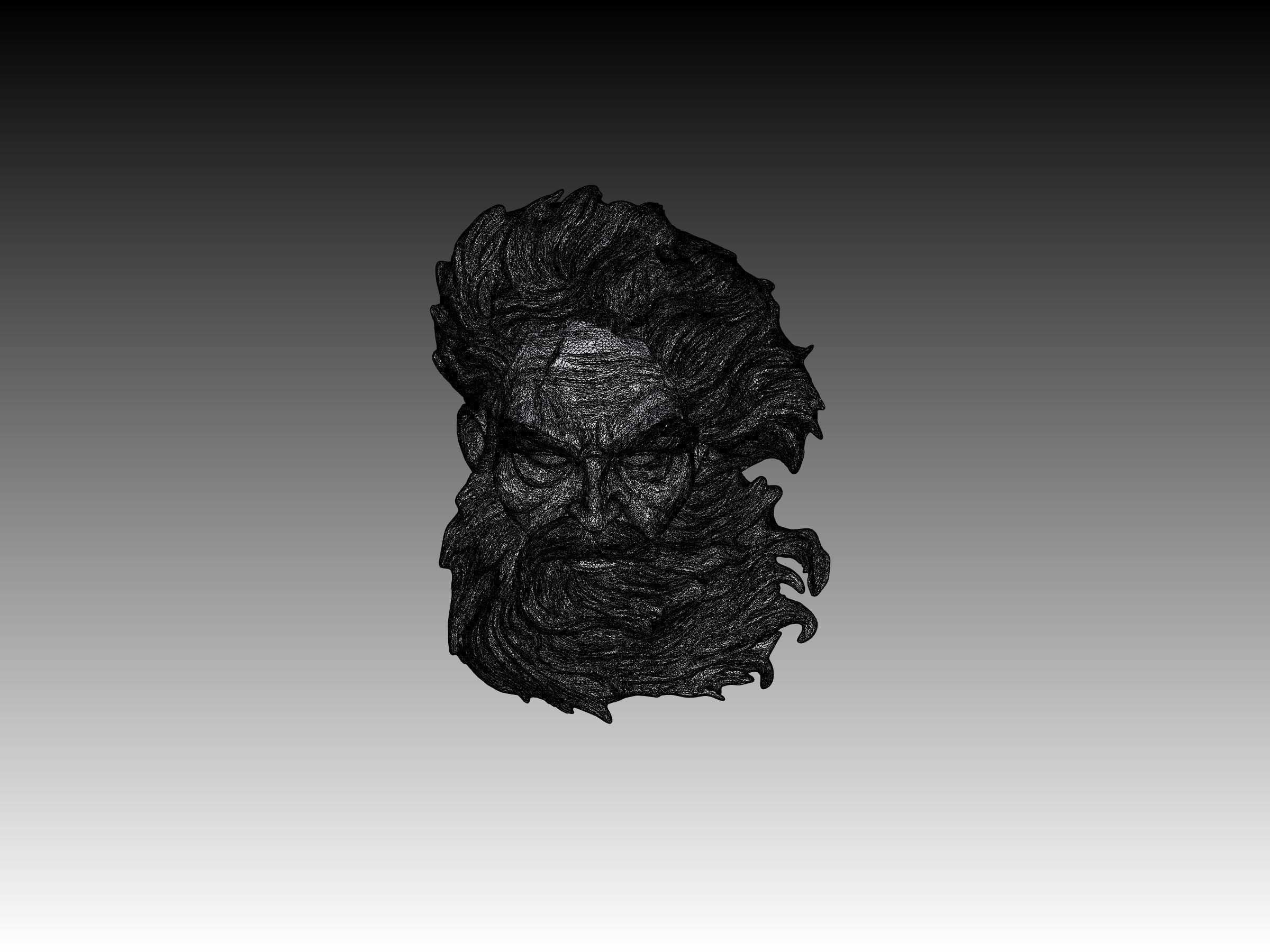 Zeus Face 3D model | CGTrader