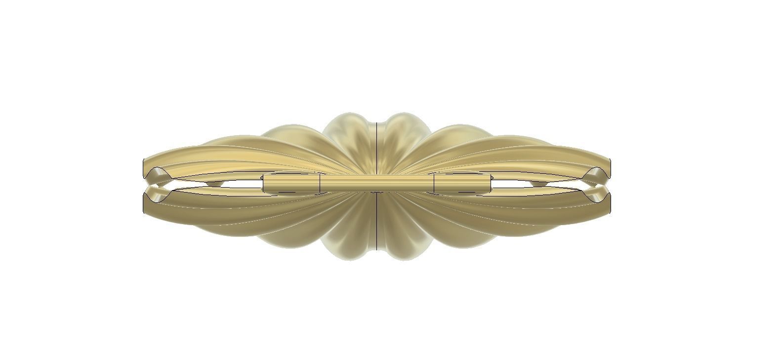 Clam with pearl and hinge 3D model 3D printable | CGTrader