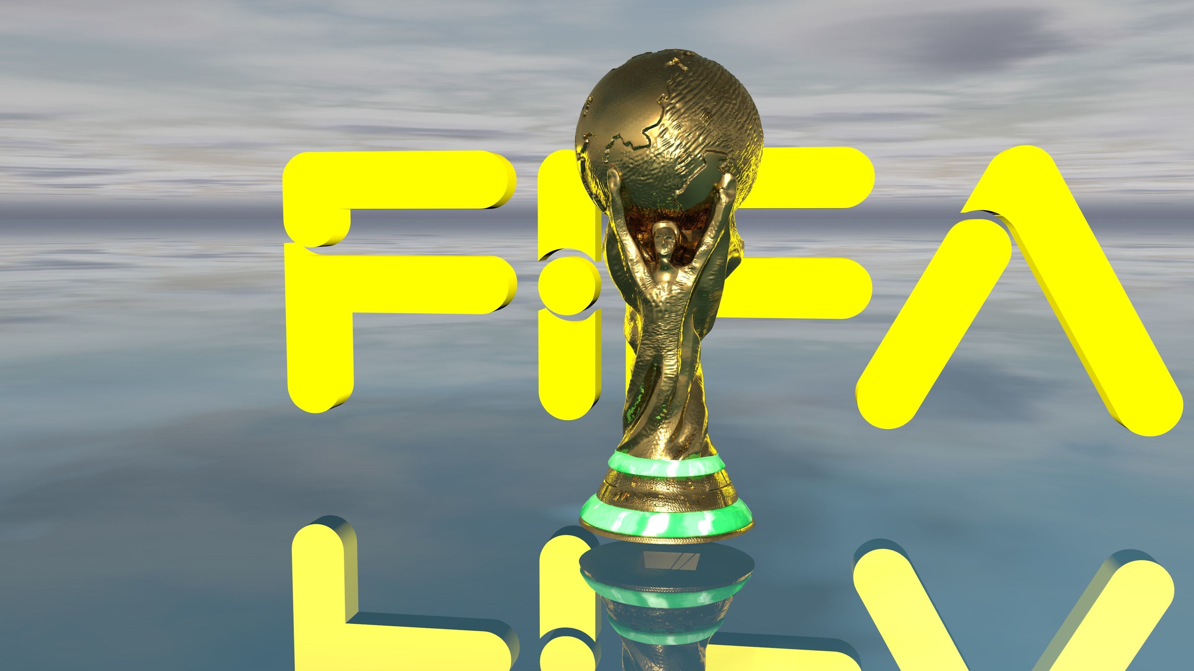 fifa world cup trophy 3D model | CGTrader