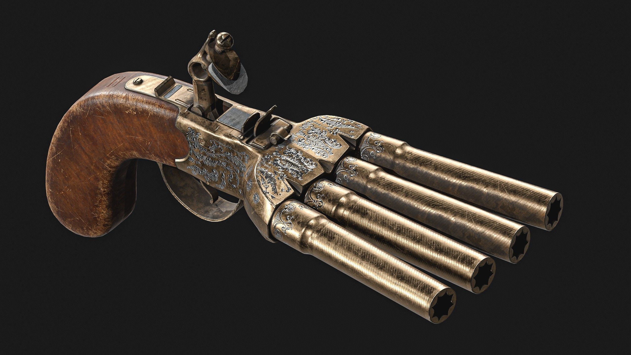 3D model Duck Foot Pistol VR / AR / low-poly | CGTrader