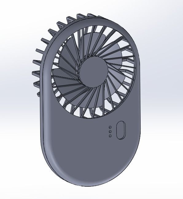 Table Fan 3D model 3D printable | CGTrader