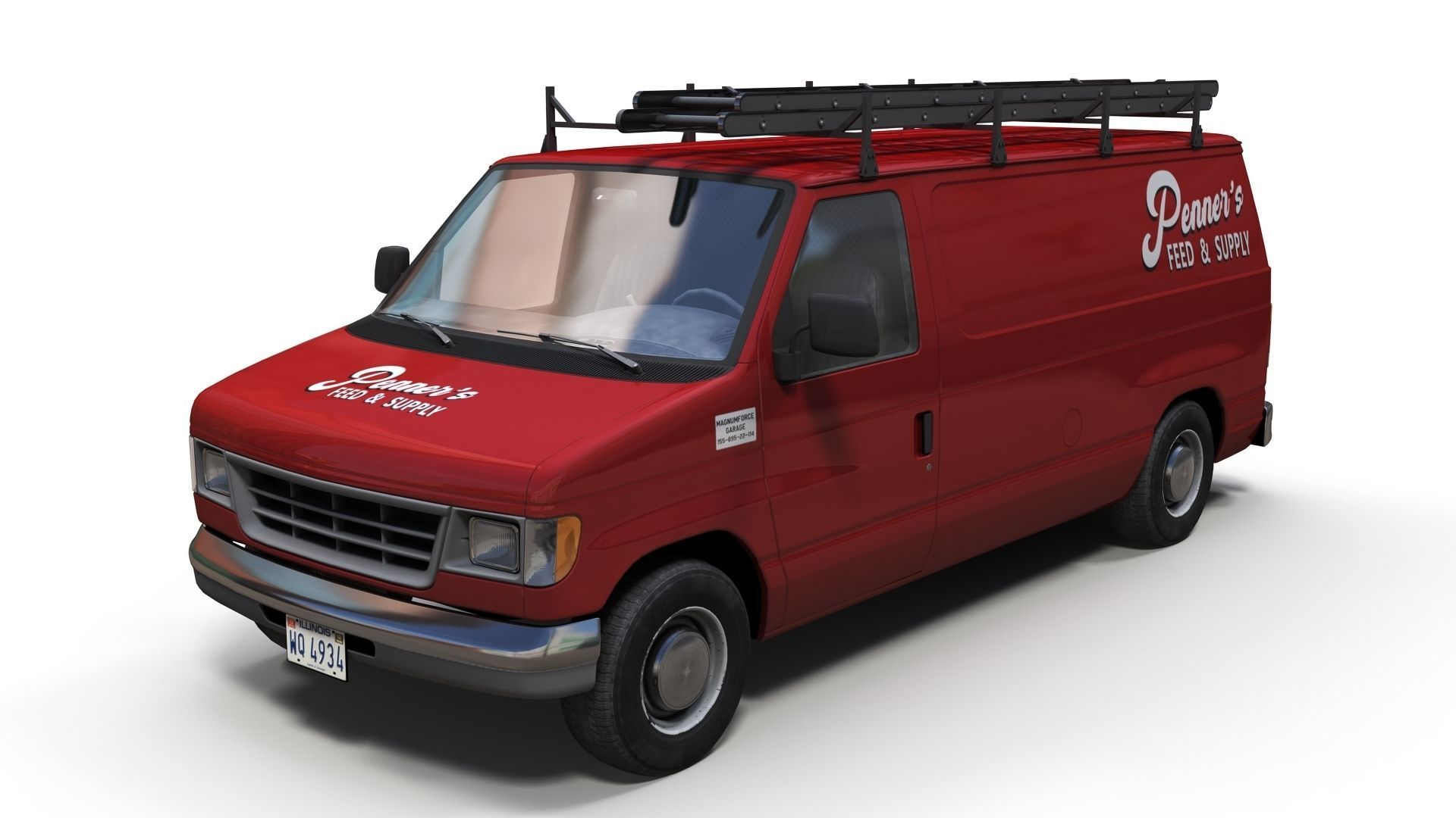 3D model Generic utility van VR / AR / low-poly | CGTrader