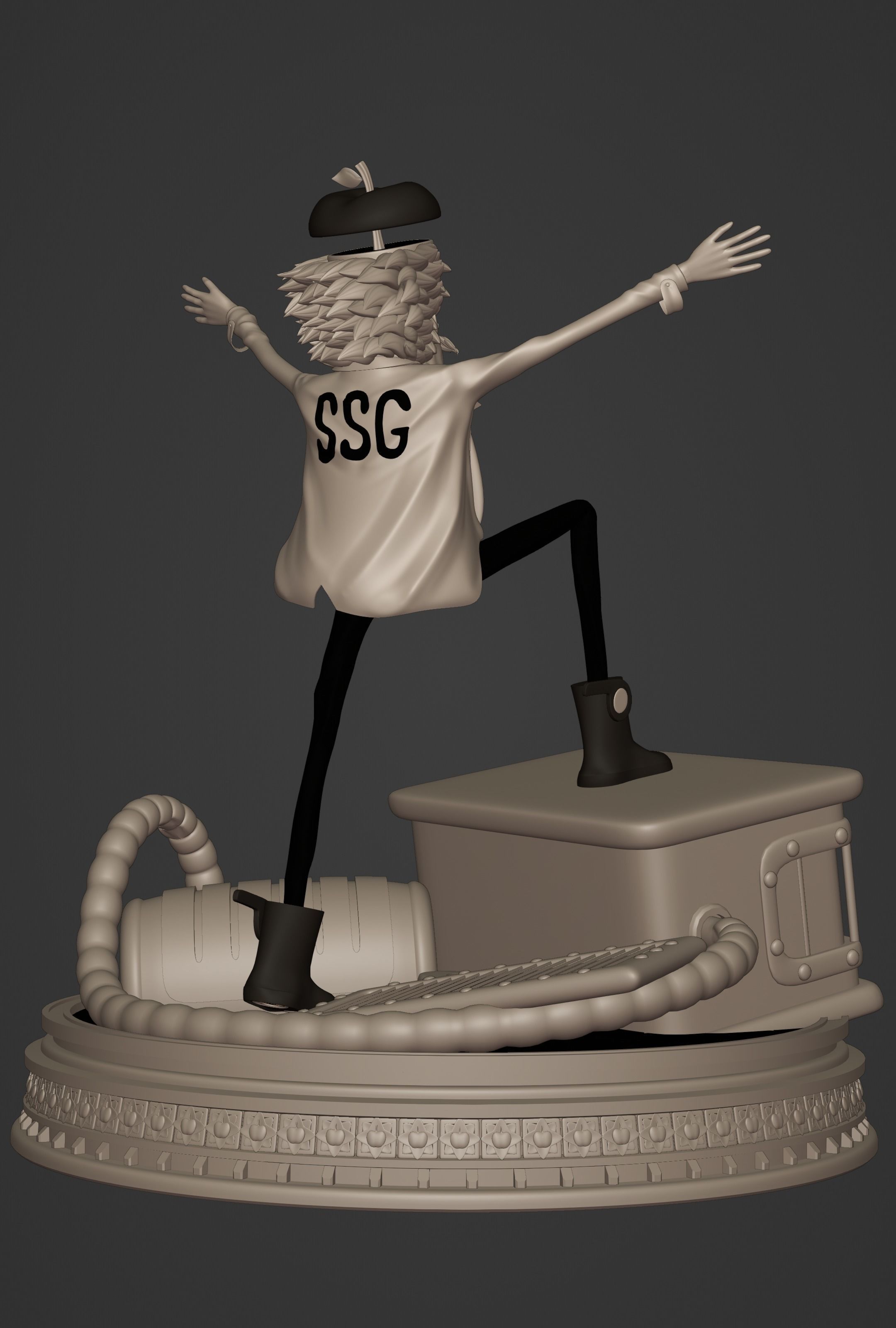 3D model ONE PIECE VEGAPUNK FIGURE SCULPT VR / AR / low-poly | CGTrader