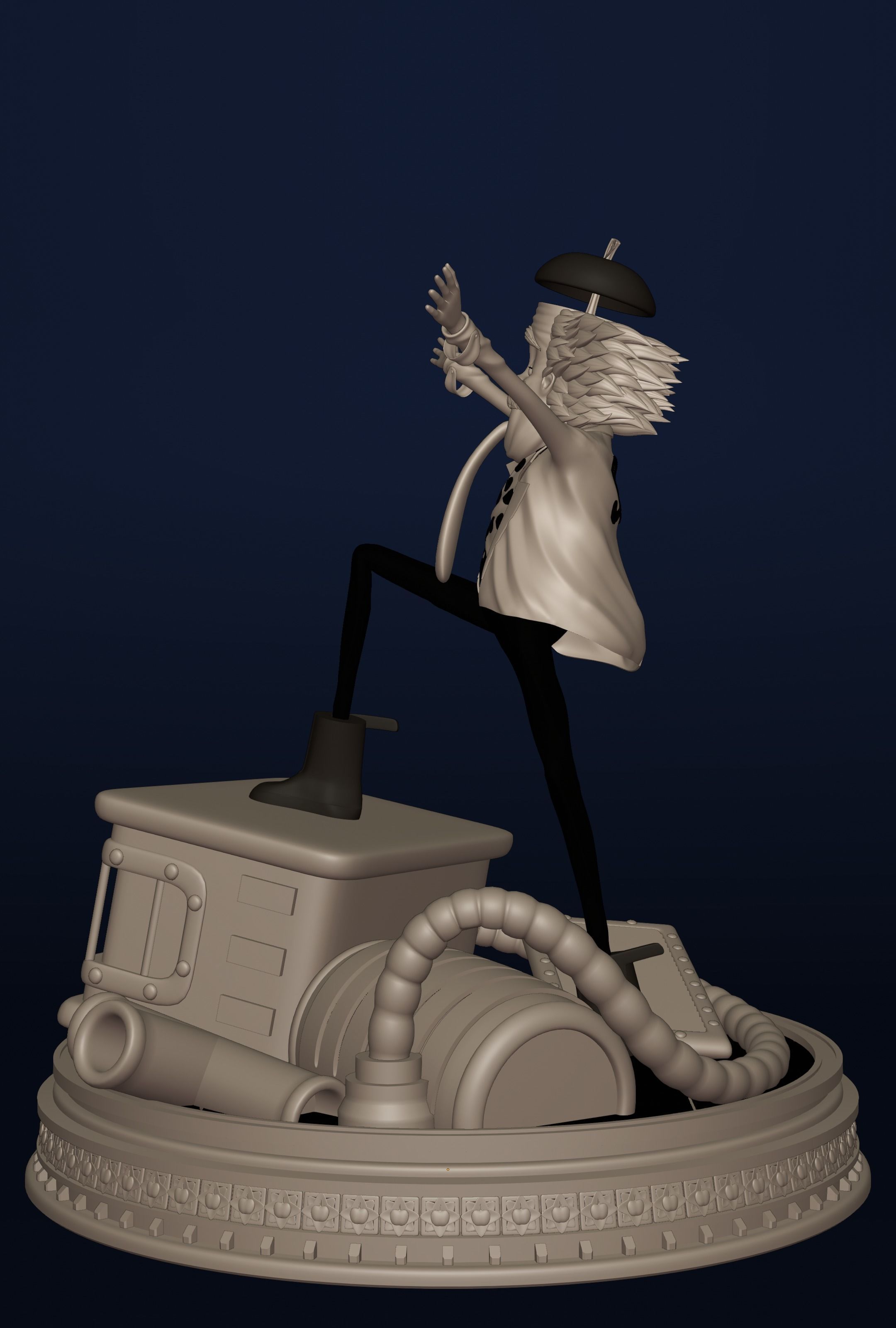 3D model ONE PIECE VEGAPUNK FIGURE SCULPT VR / AR / low-poly | CGTrader