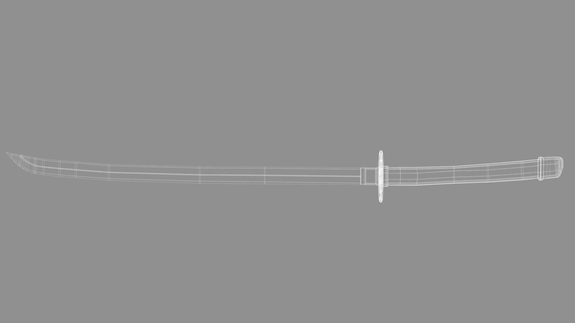 3D model Samurai Sword 6 - Luxury Sword - Katana VR / AR / low-poly ...