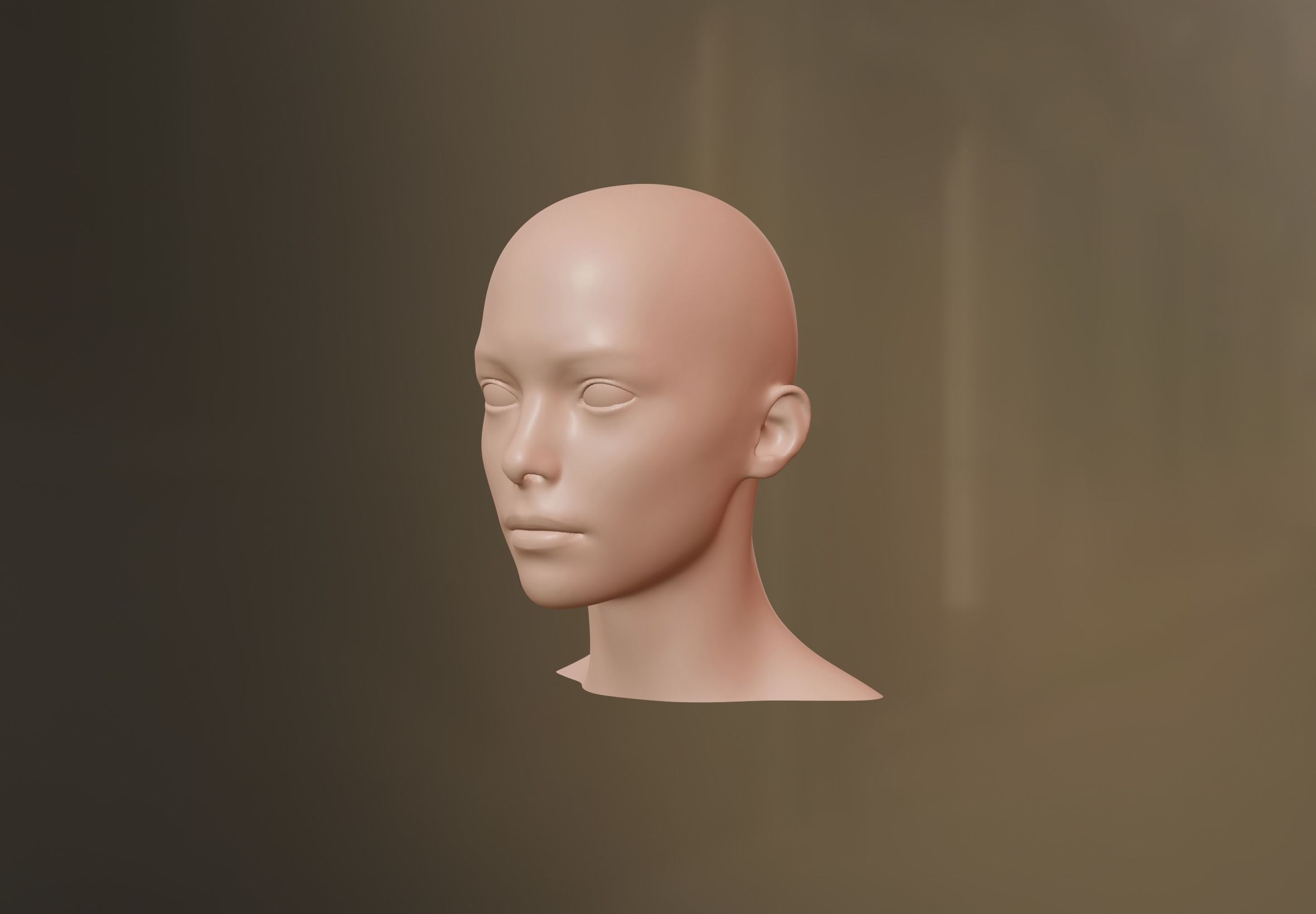 Female Head 3D Model 3D model | CGTrader