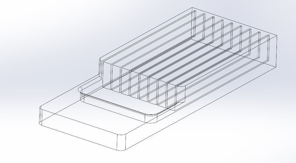 Knife Holder Tray 3D model 3D printable | CGTrader