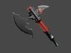3D model Sci-fi Axe futuristic melee weapon VR / AR / low-poly | CGTrader
