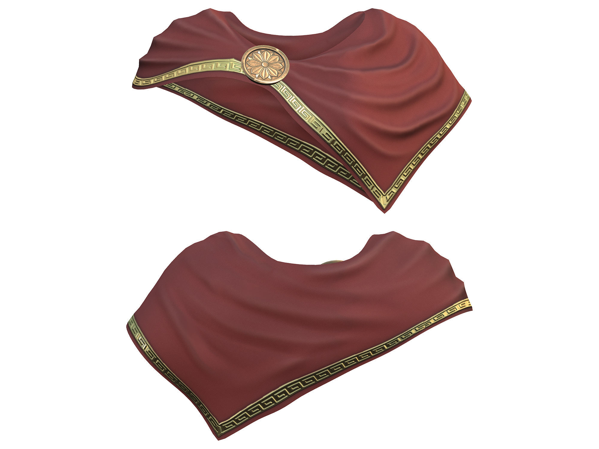 3D model Full Roman Female Commander Soldier Outfit VR / AR / low-poly ...