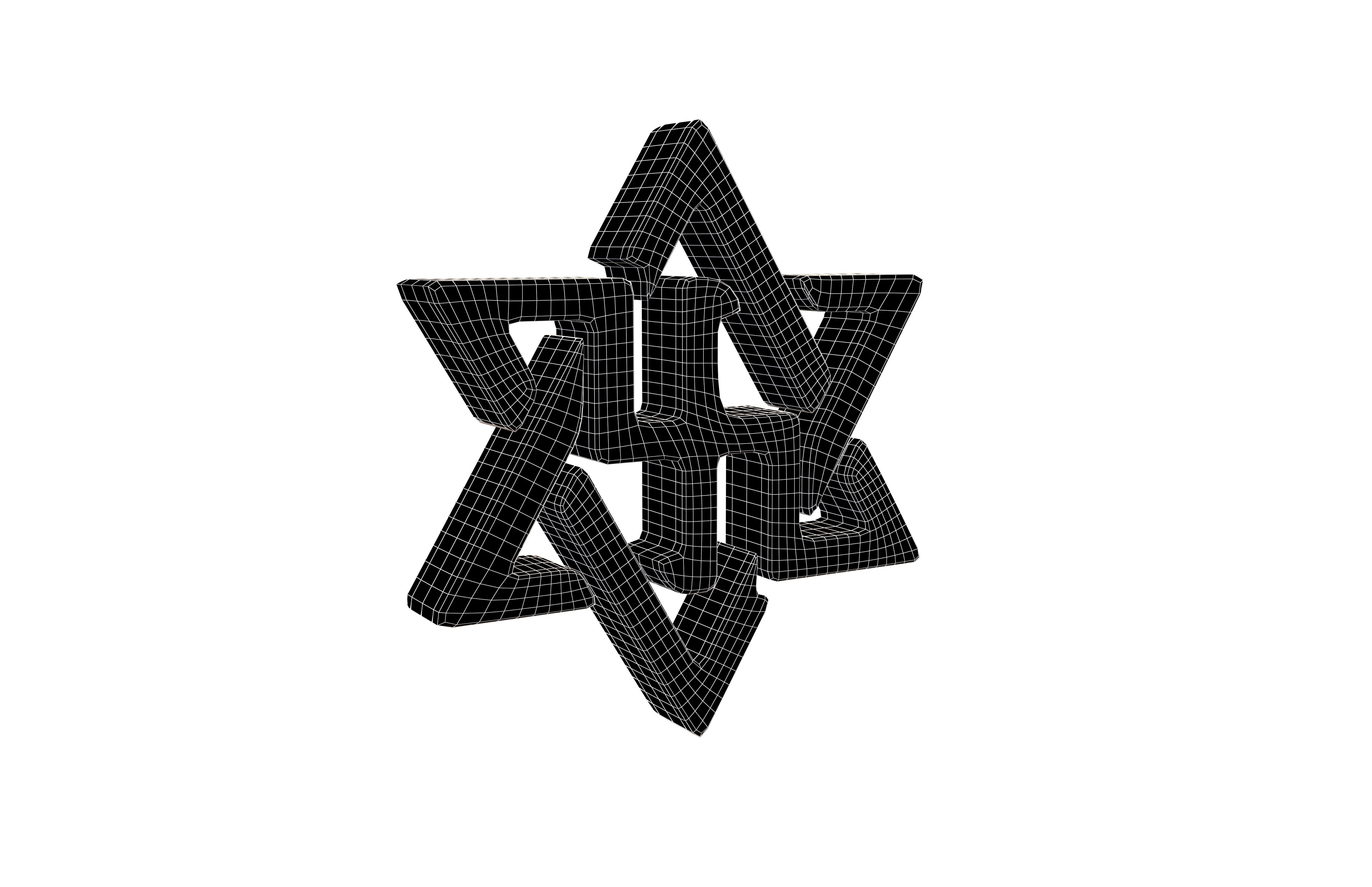 3D model Raelism Symbol v1 001 VR / AR / low-poly | CGTrader