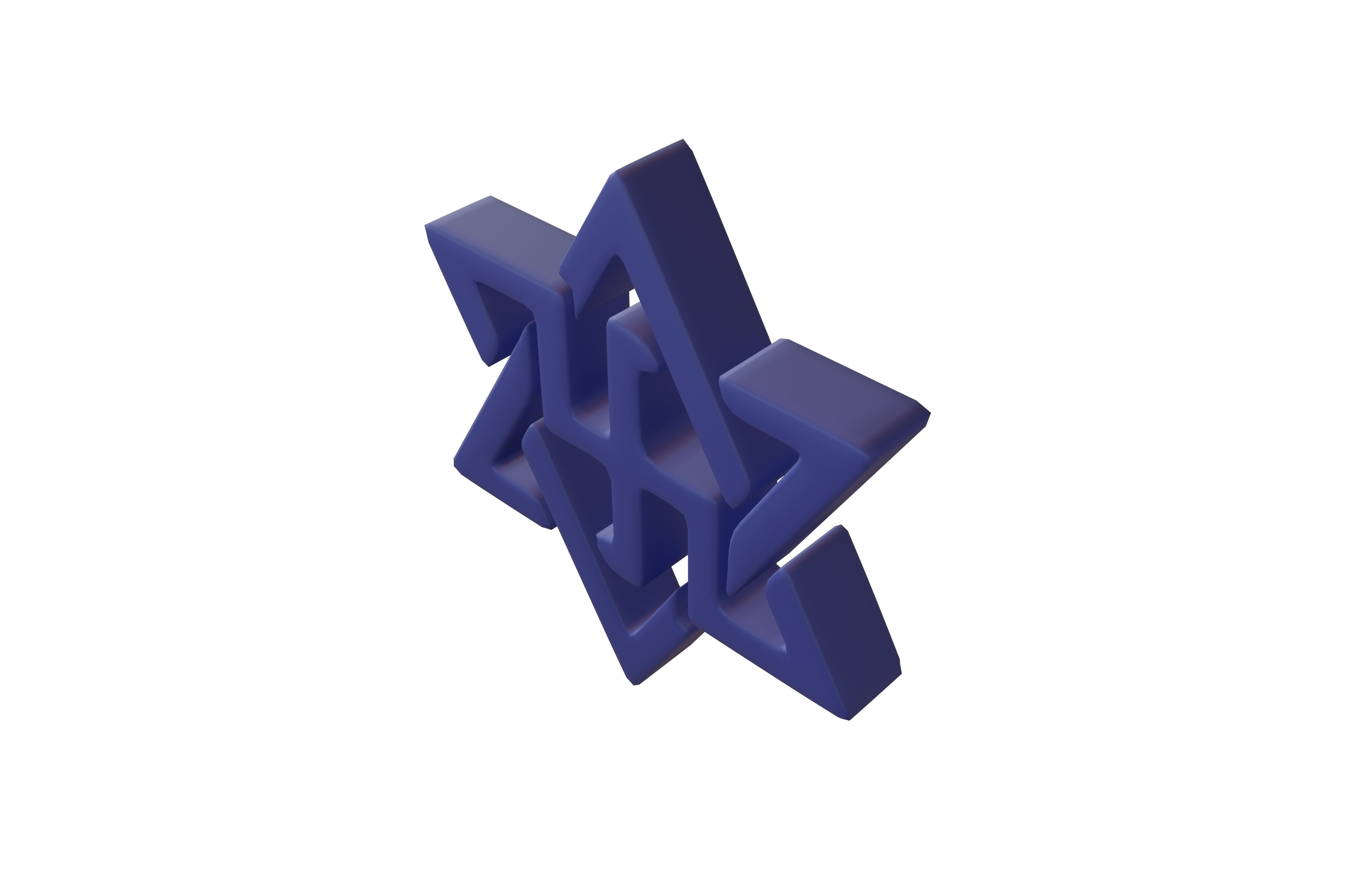 3D model Raelism Symbol v1 001 VR / AR / low-poly | CGTrader