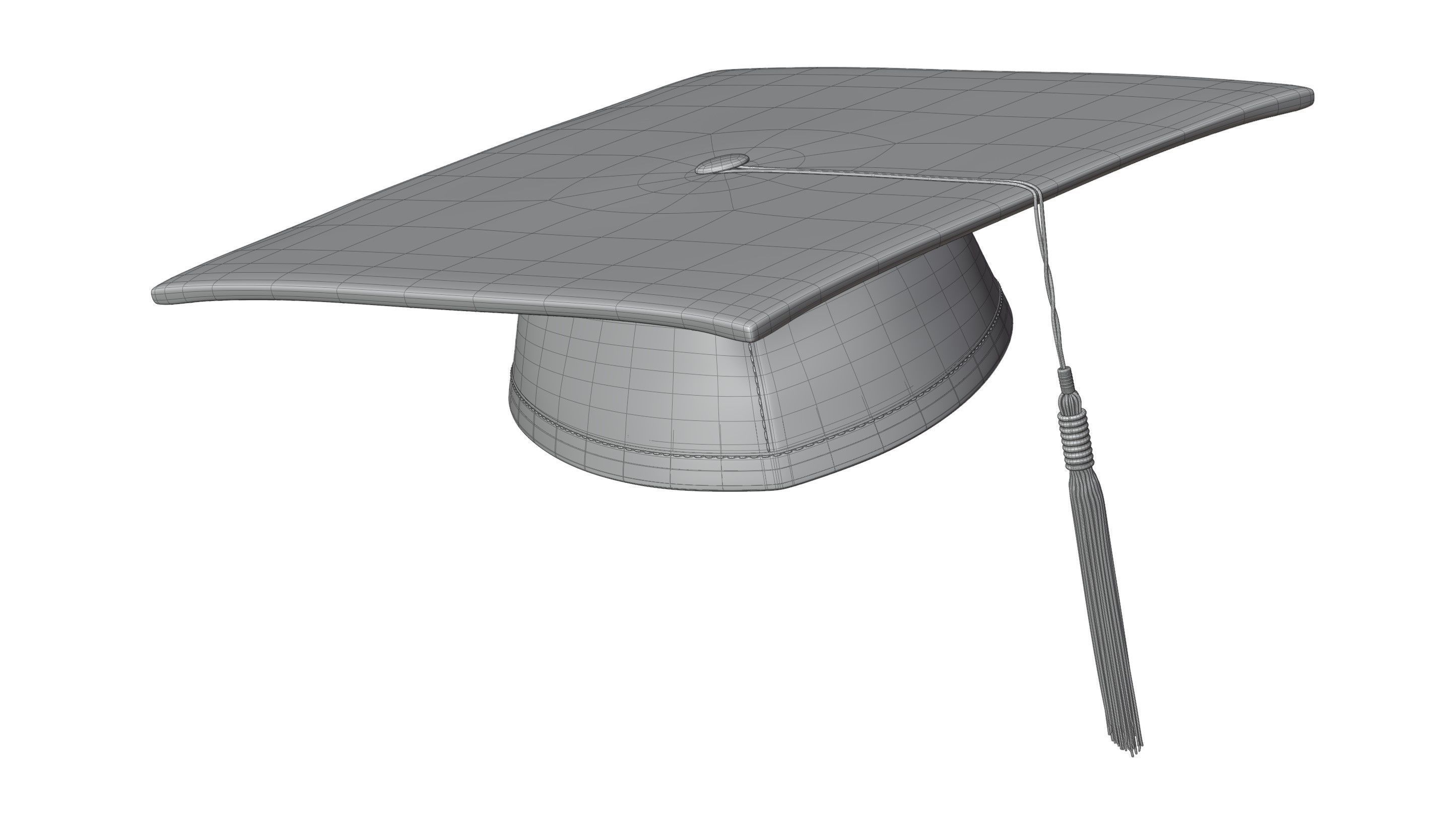 Square Academic Cap 3D model | CGTrader