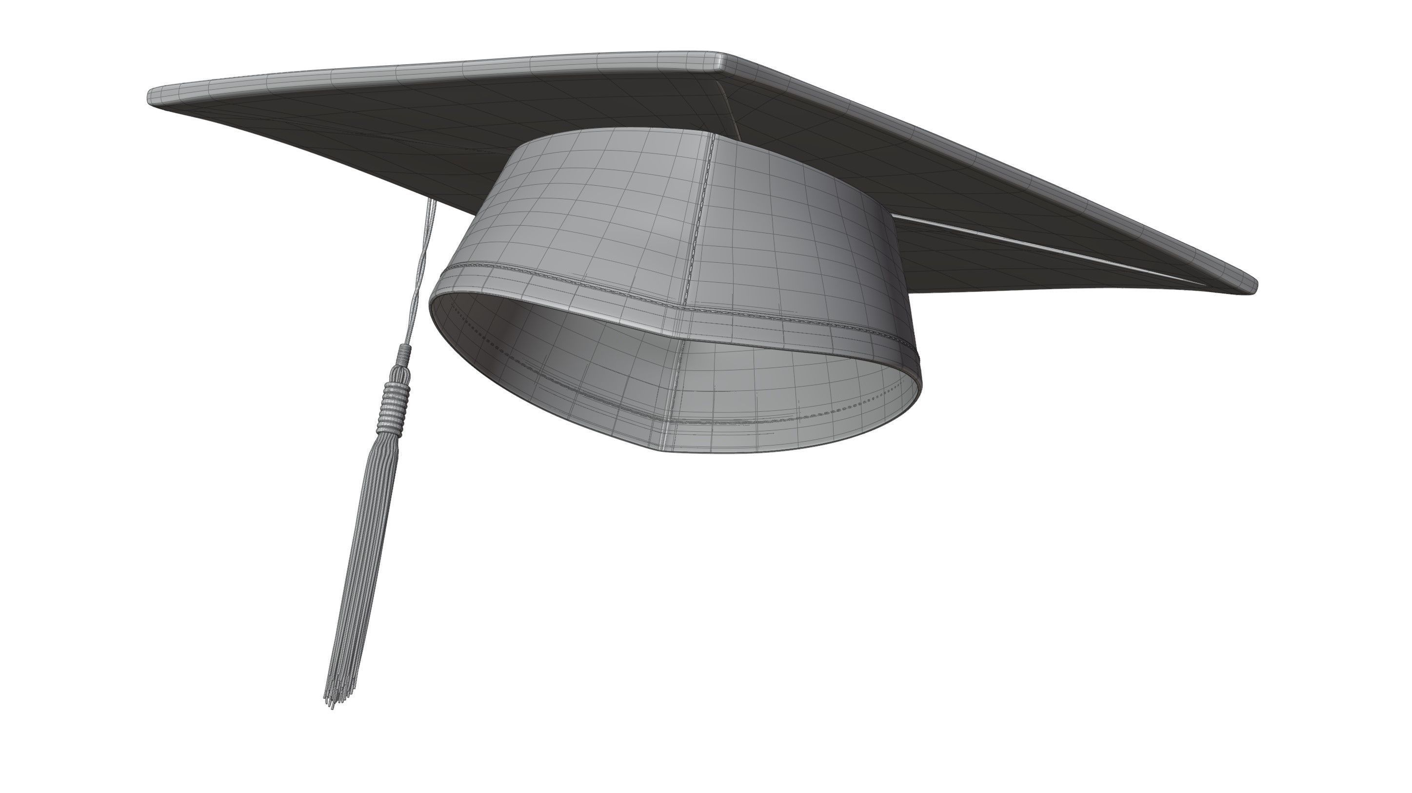 Square Academic Cap 3D model | CGTrader