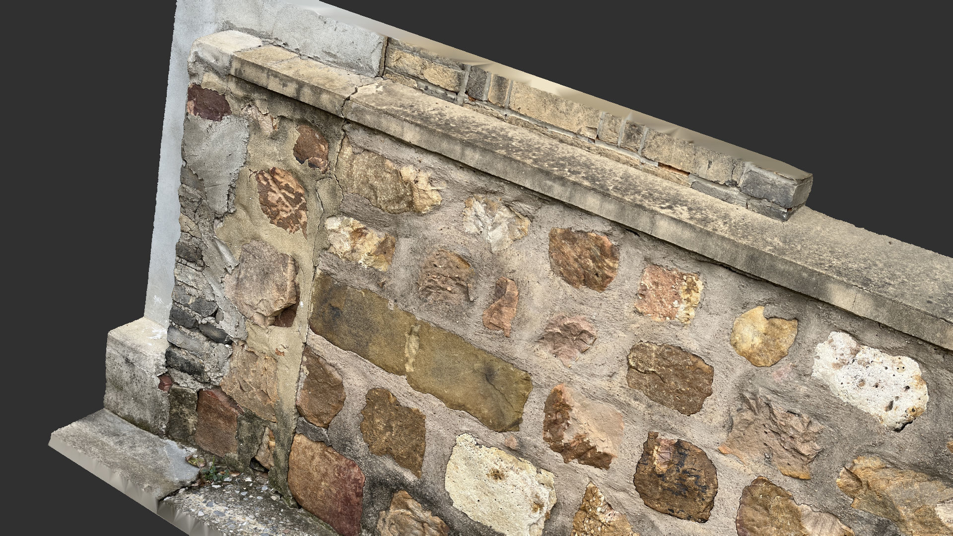 A stone wall 3d scan 3D model | CGTrader