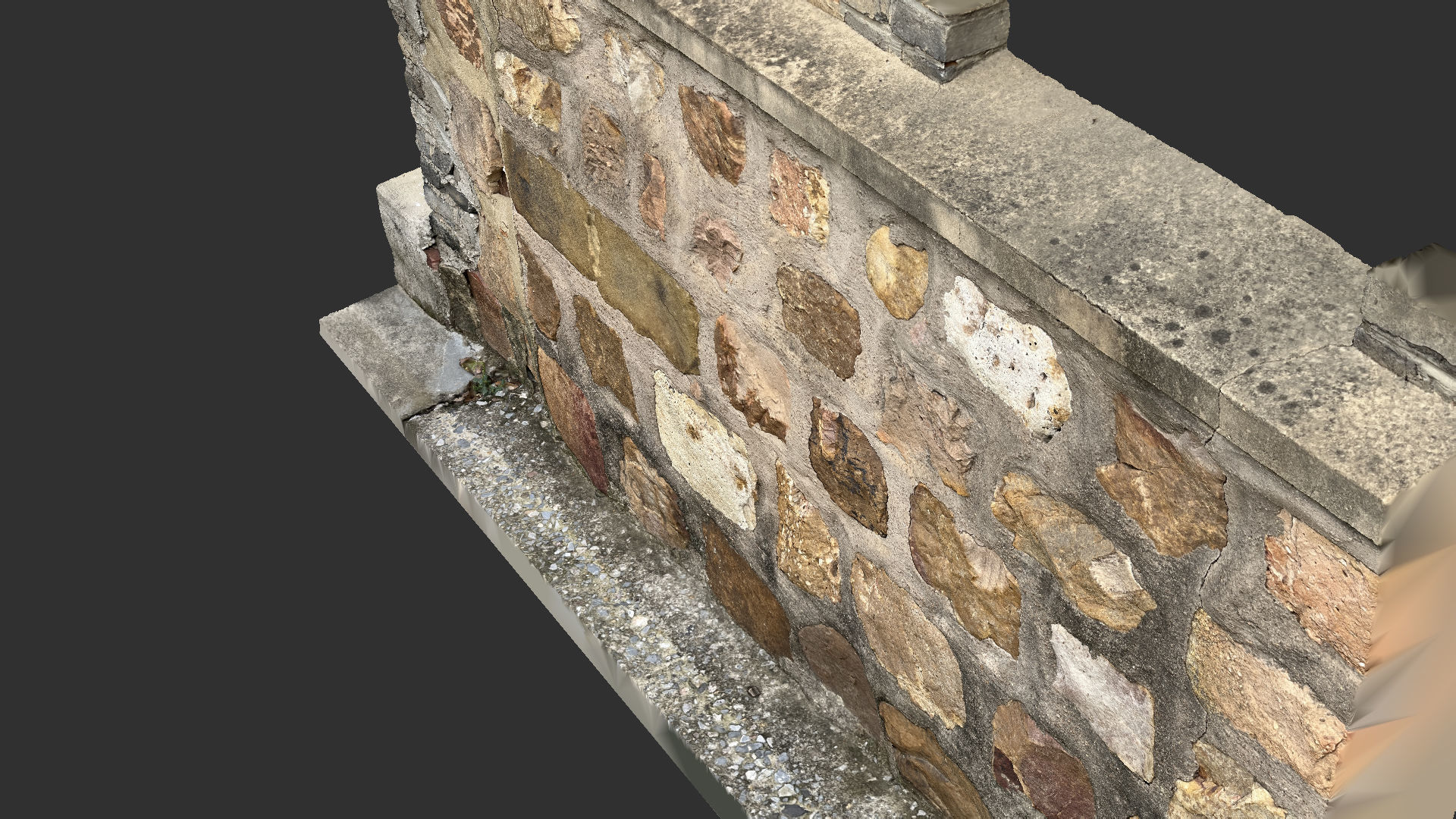 A stone wall 3d scan 3D model | CGTrader