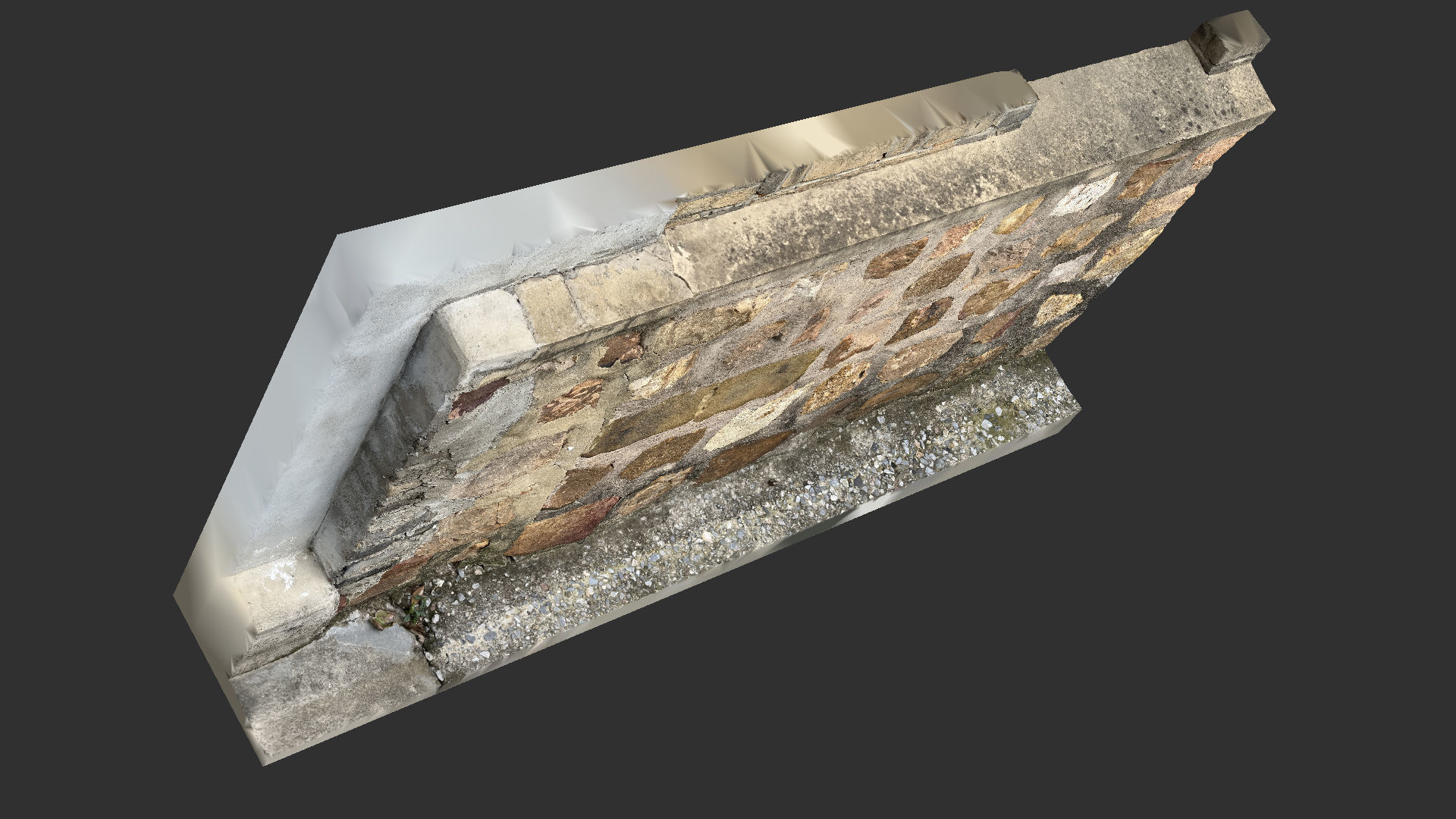 A stone wall 3d scan 3D model | CGTrader