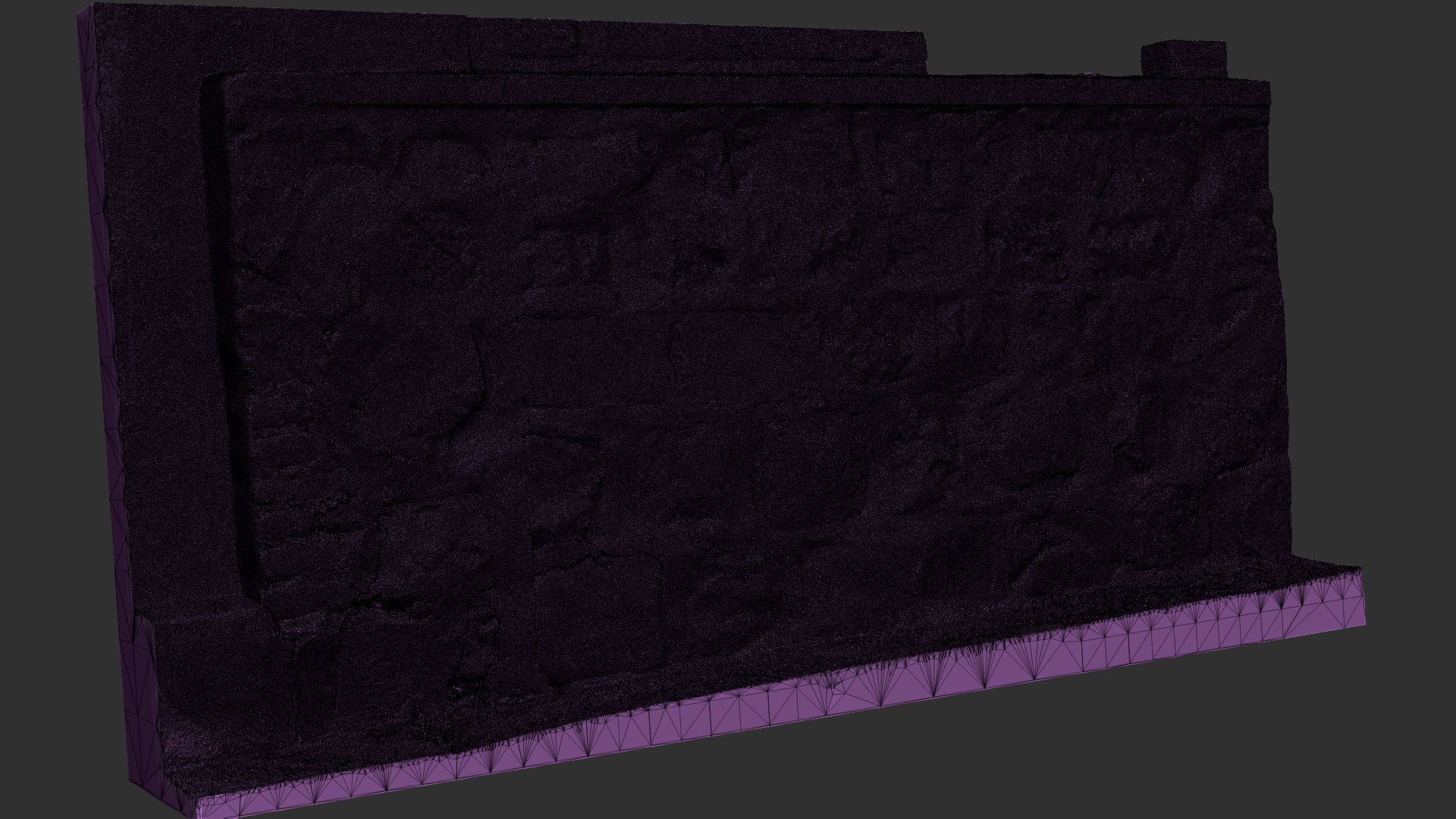 A stone wall 3d scan 3D model | CGTrader