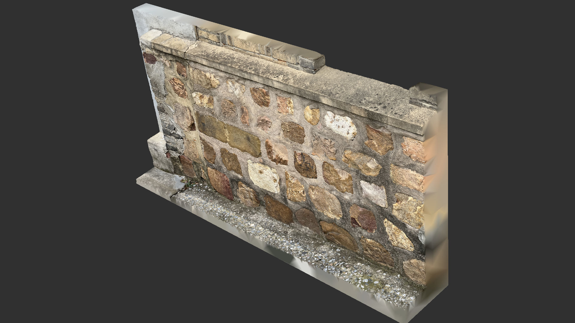 A stone wall 3d scan 3D model | CGTrader
