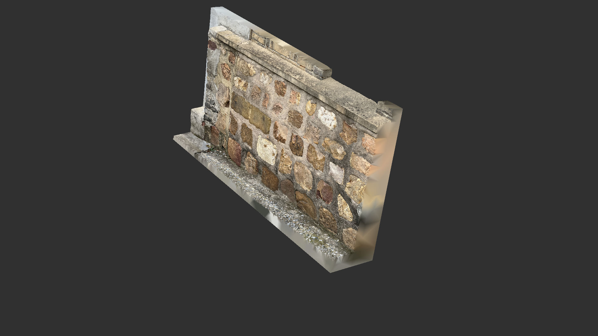 A stone wall 3d scan 3D model | CGTrader