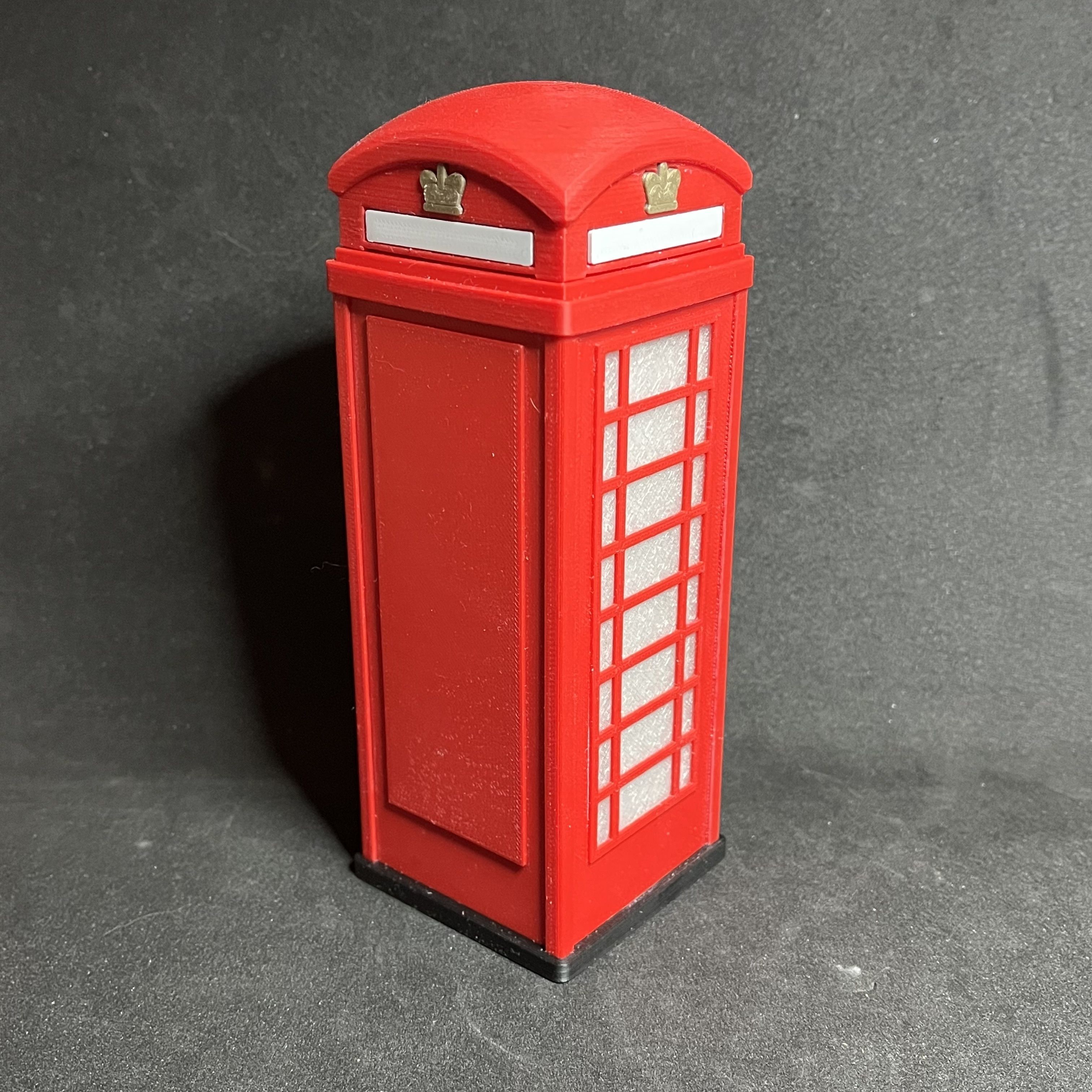 Vintage Telephone Box Gift and Jewellery Box 3D model 3D printable ...