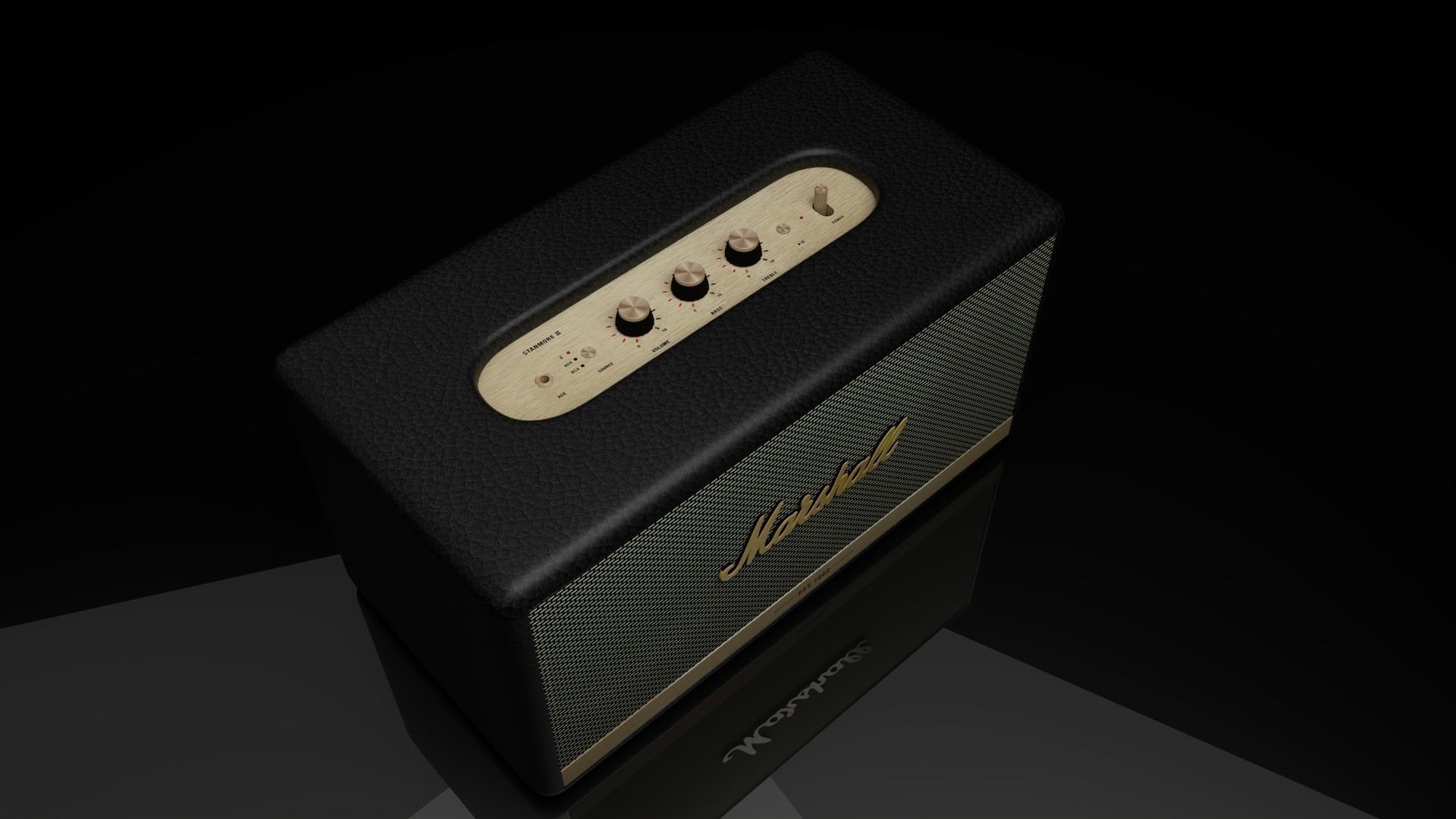 3D model Marshell Speaker 3d model VR / AR / low-poly | CGTrader