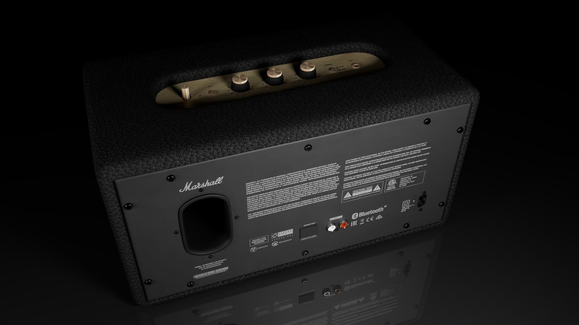 3D model Marshell Speaker 3d model VR / AR / low-poly | CGTrader