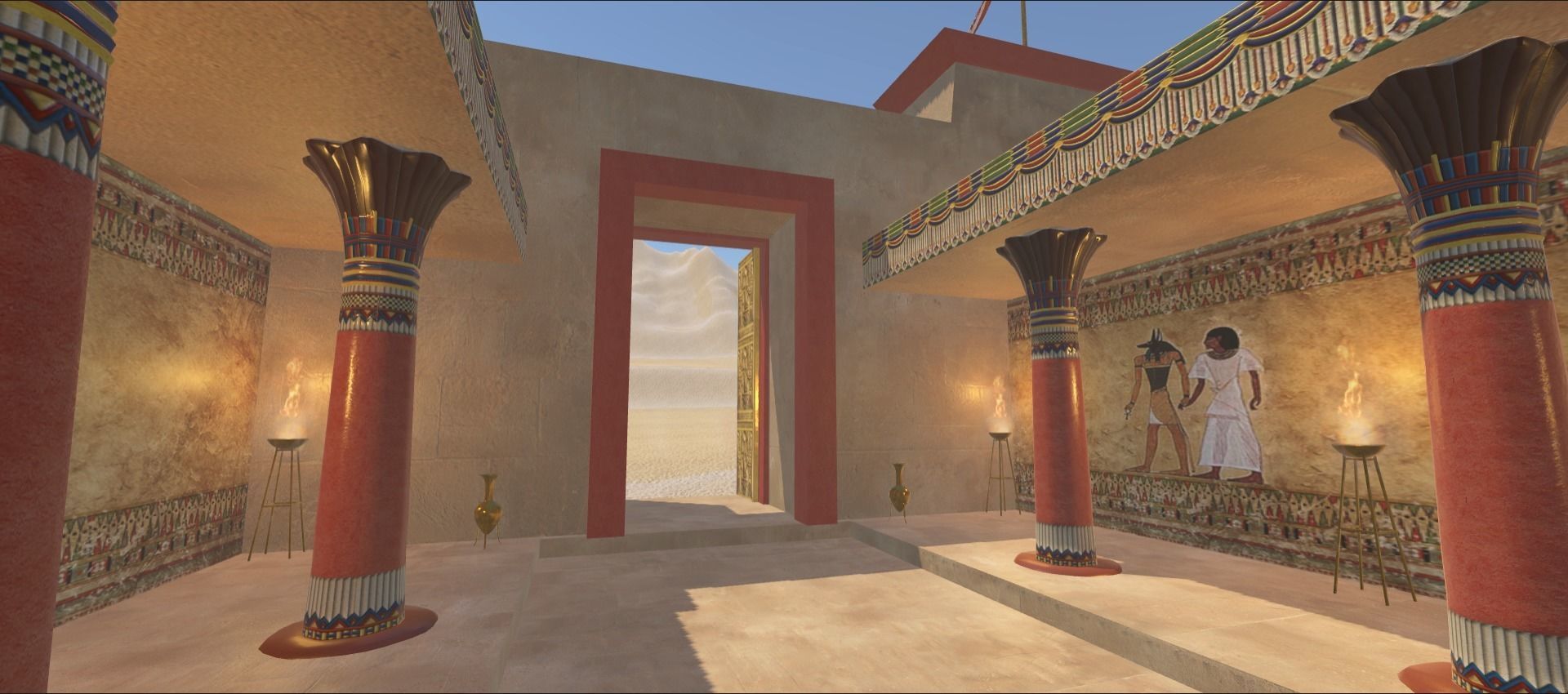 3D model Egyptian labyrinth VR VR / AR / low-poly | CGTrader