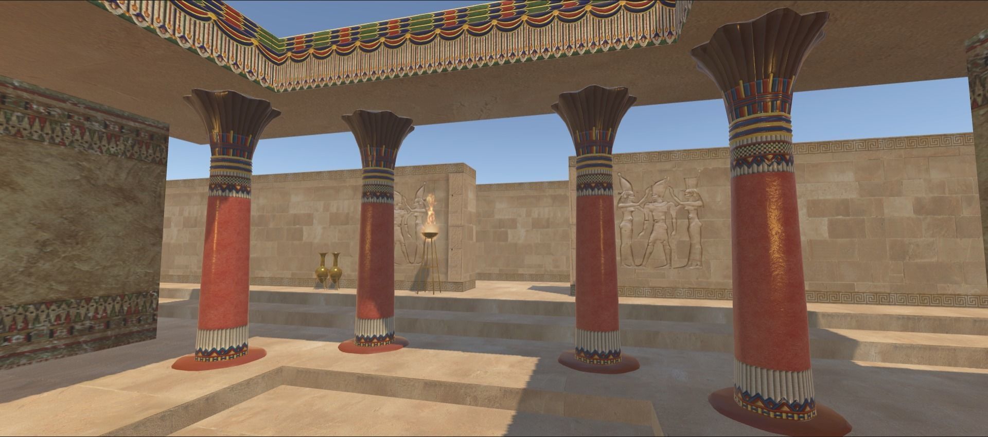 3D model Egyptian labyrinth VR VR / AR / low-poly | CGTrader
