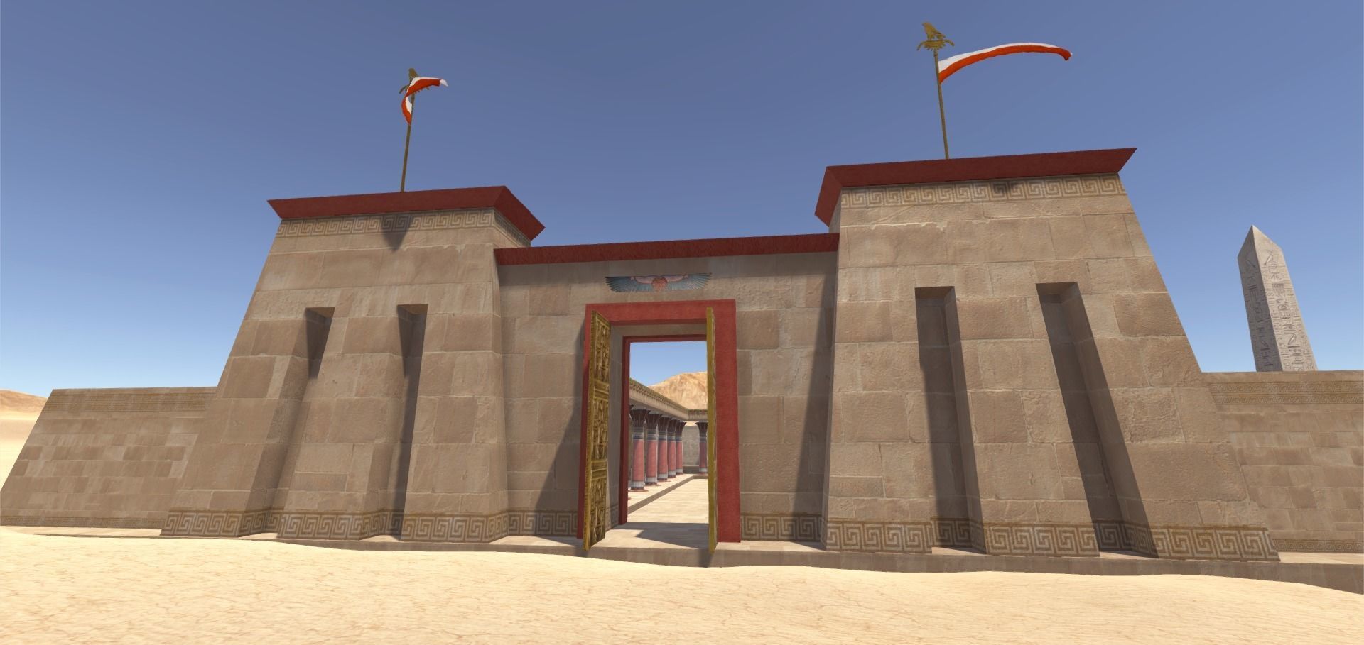 3D model Egyptian labyrinth VR VR / AR / low-poly | CGTrader