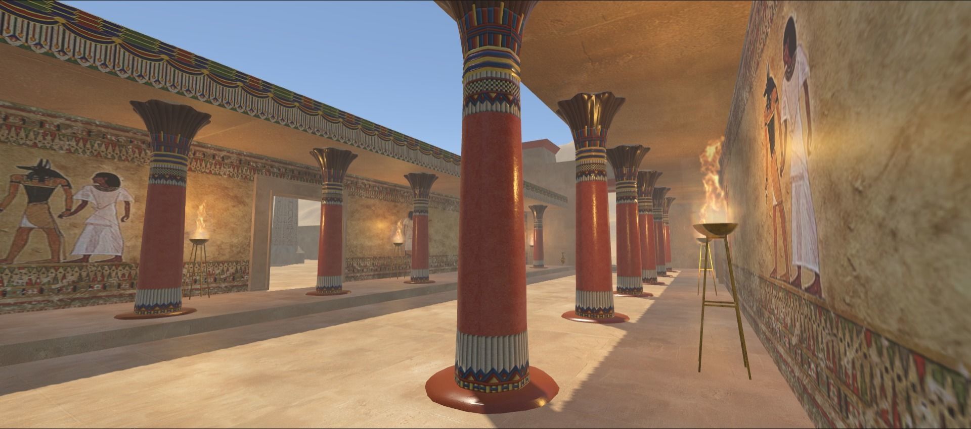 3D model Egyptian labyrinth VR VR / AR / low-poly | CGTrader