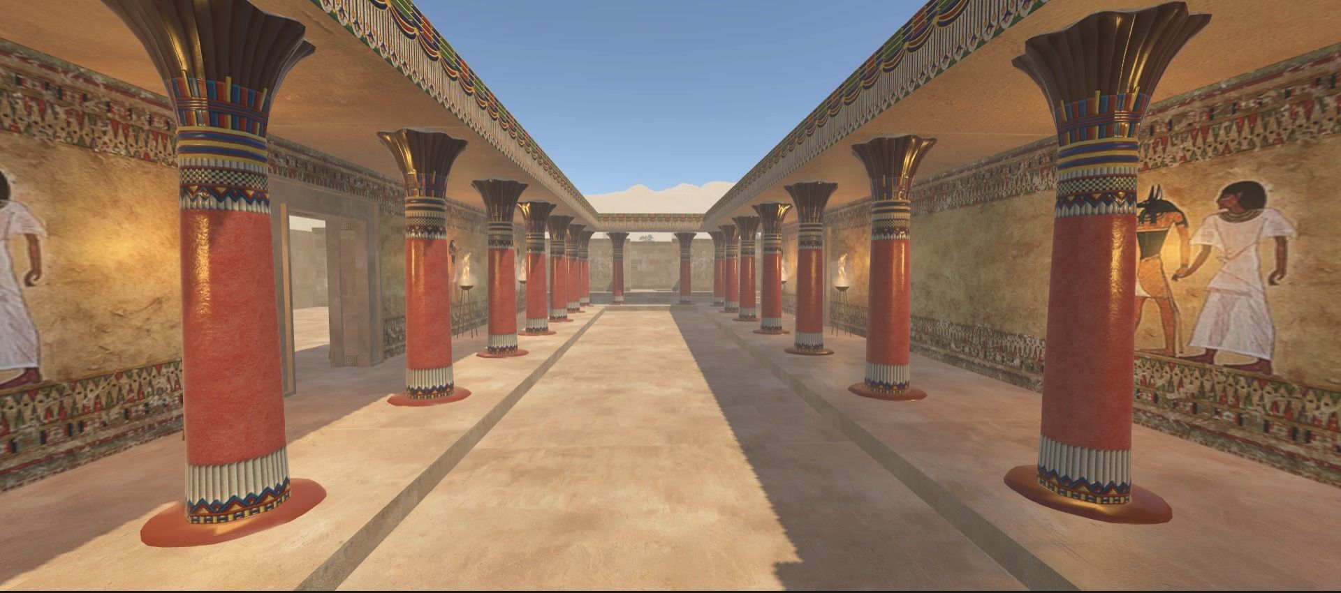 3D model Egyptian labyrinth VR VR / AR / low-poly | CGTrader