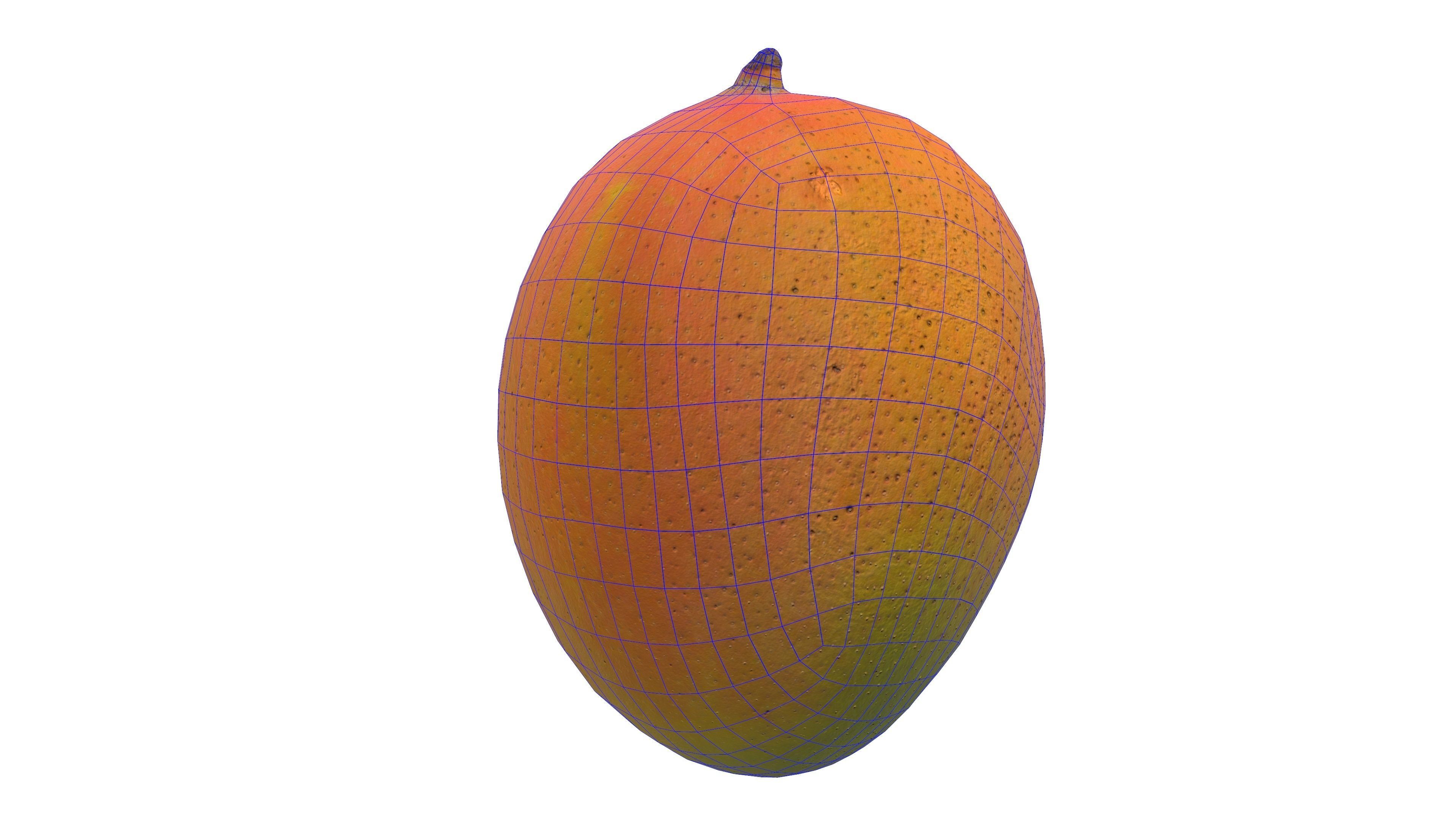3D model Mango Fruit 3D Model AR VR PBR VR / AR / low-poly | CGTrader