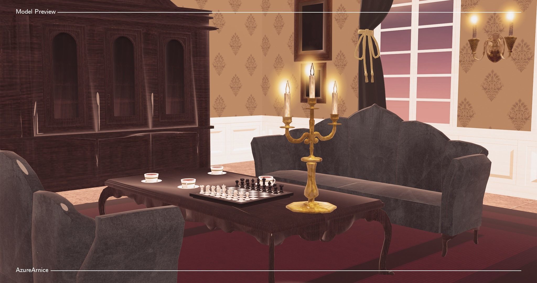 Highschool DxD - Occult Research Club Stage MMD Model free VR / AR ...