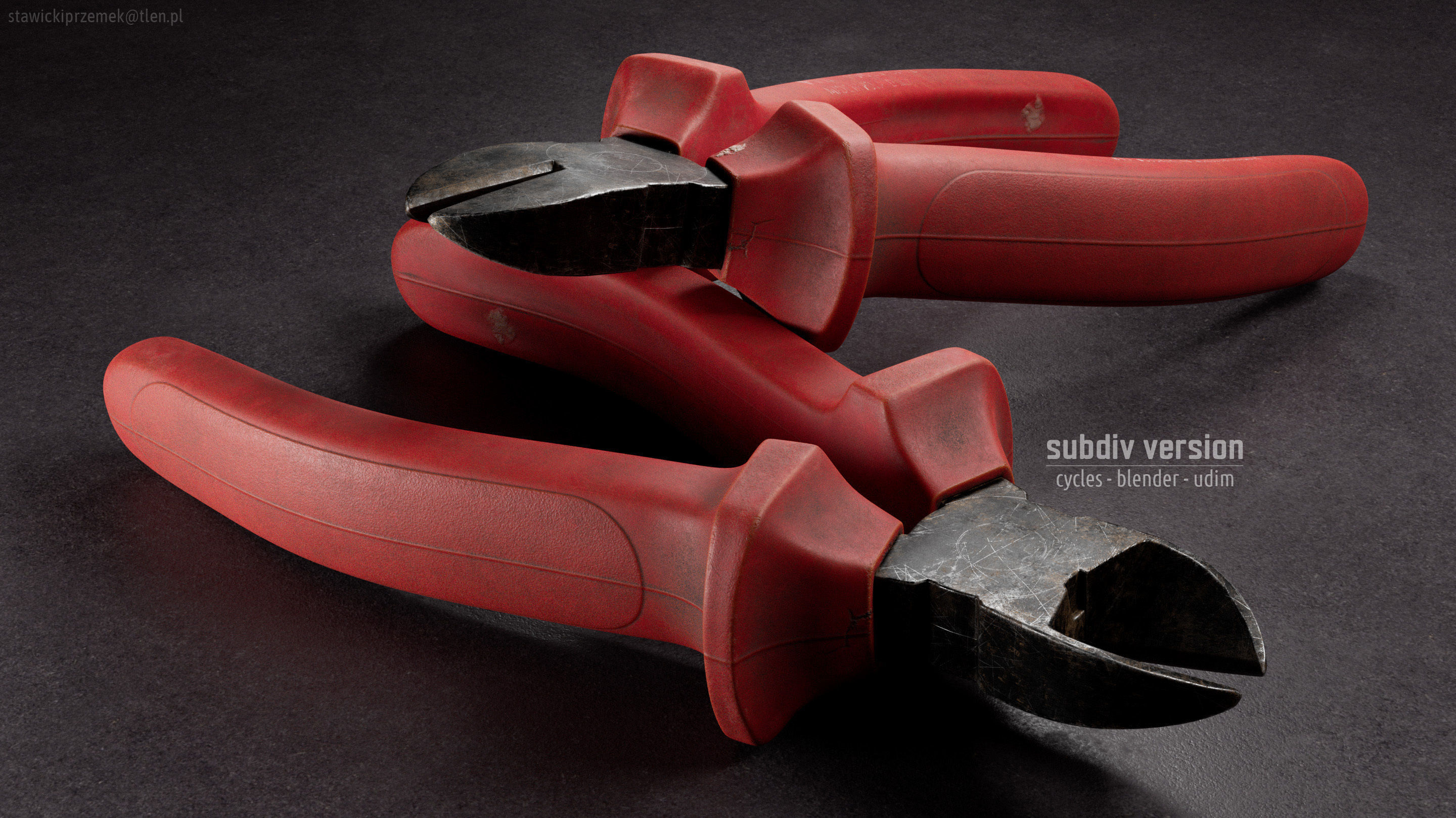 3D model Piler Side Cutter - 2 version - VR / AR / low-poly | CGTrader