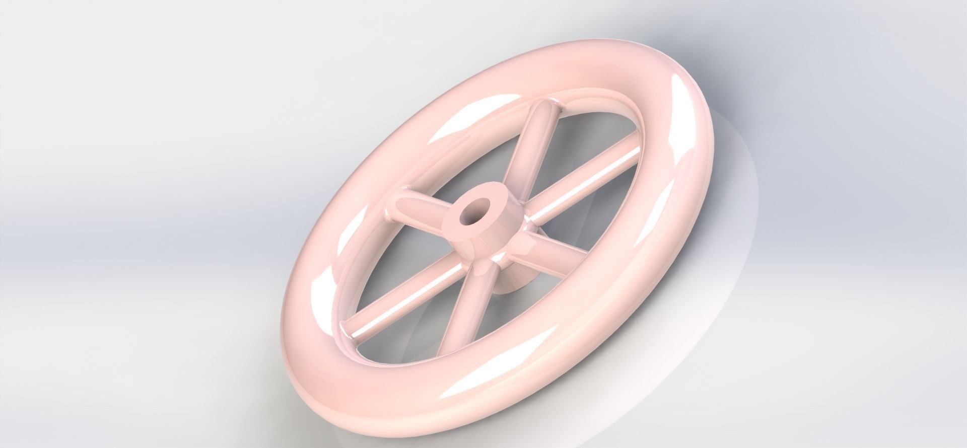 hand wheel 3D model rigged | CGTrader