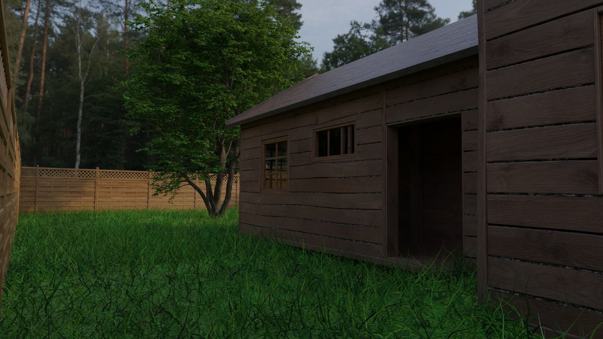 forest house free 3D model | CGTrader