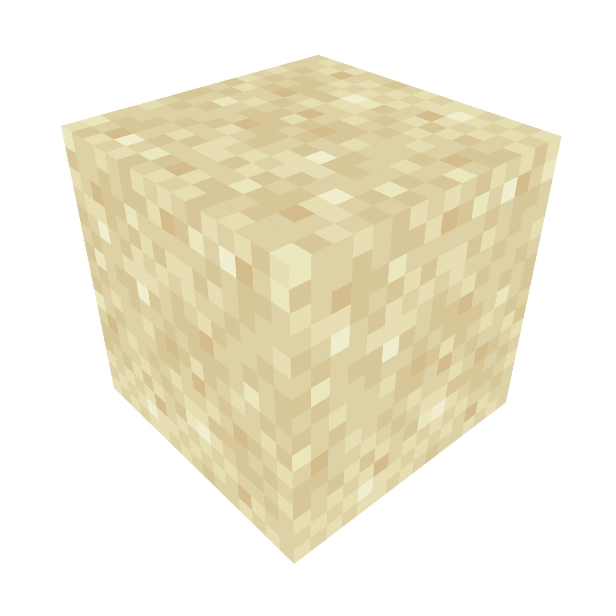 3D model MINECRAFT SAND BLOCK VR / AR / low-poly | CGTrader