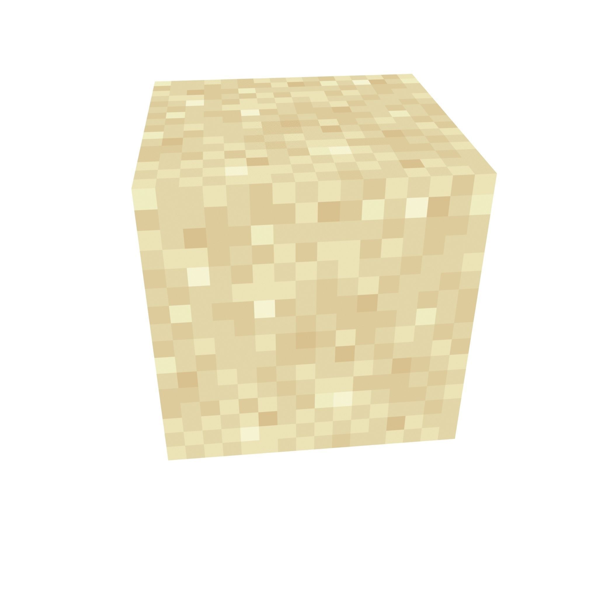 3D model MINECRAFT SAND BLOCK VR / AR / low-poly | CGTrader