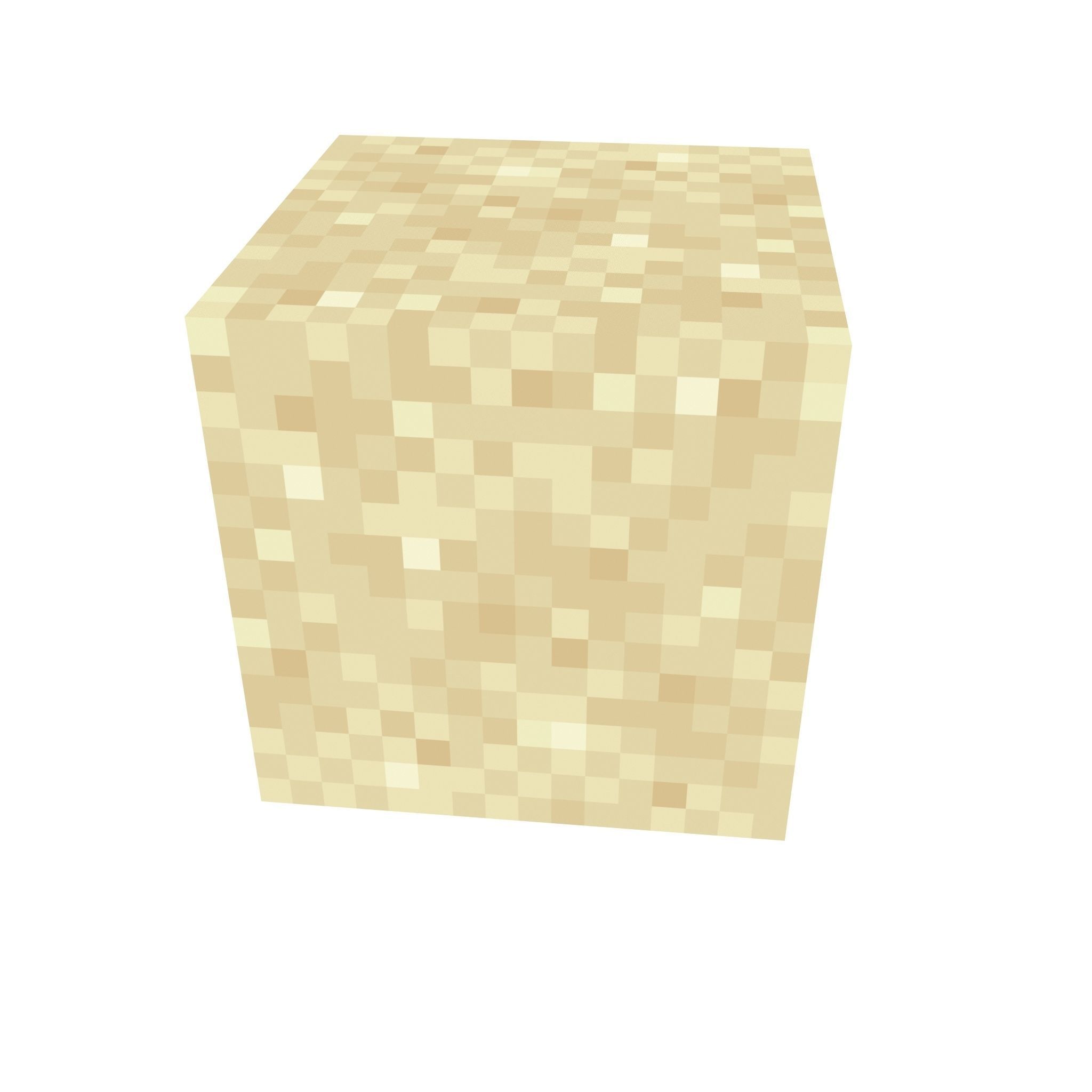 3D model MINECRAFT SAND BLOCK VR / AR / low-poly | CGTrader