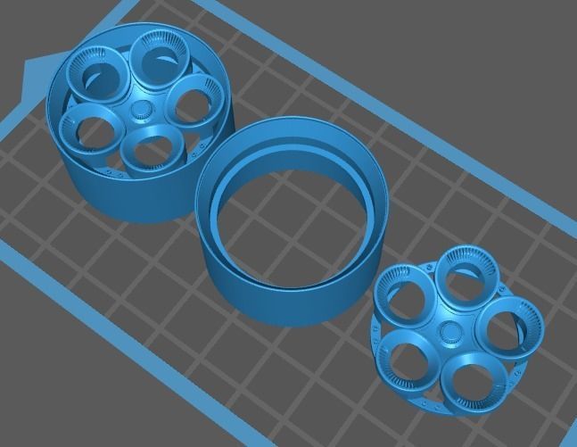 Alfa Concept Wheels 3D model 3D printable | CGTrader