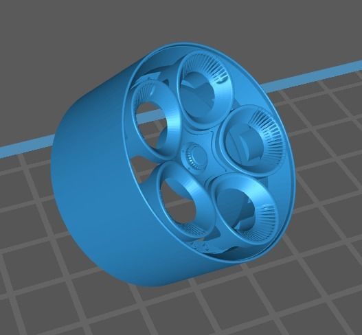 Alfa Concept Wheels 3D model 3D printable | CGTrader