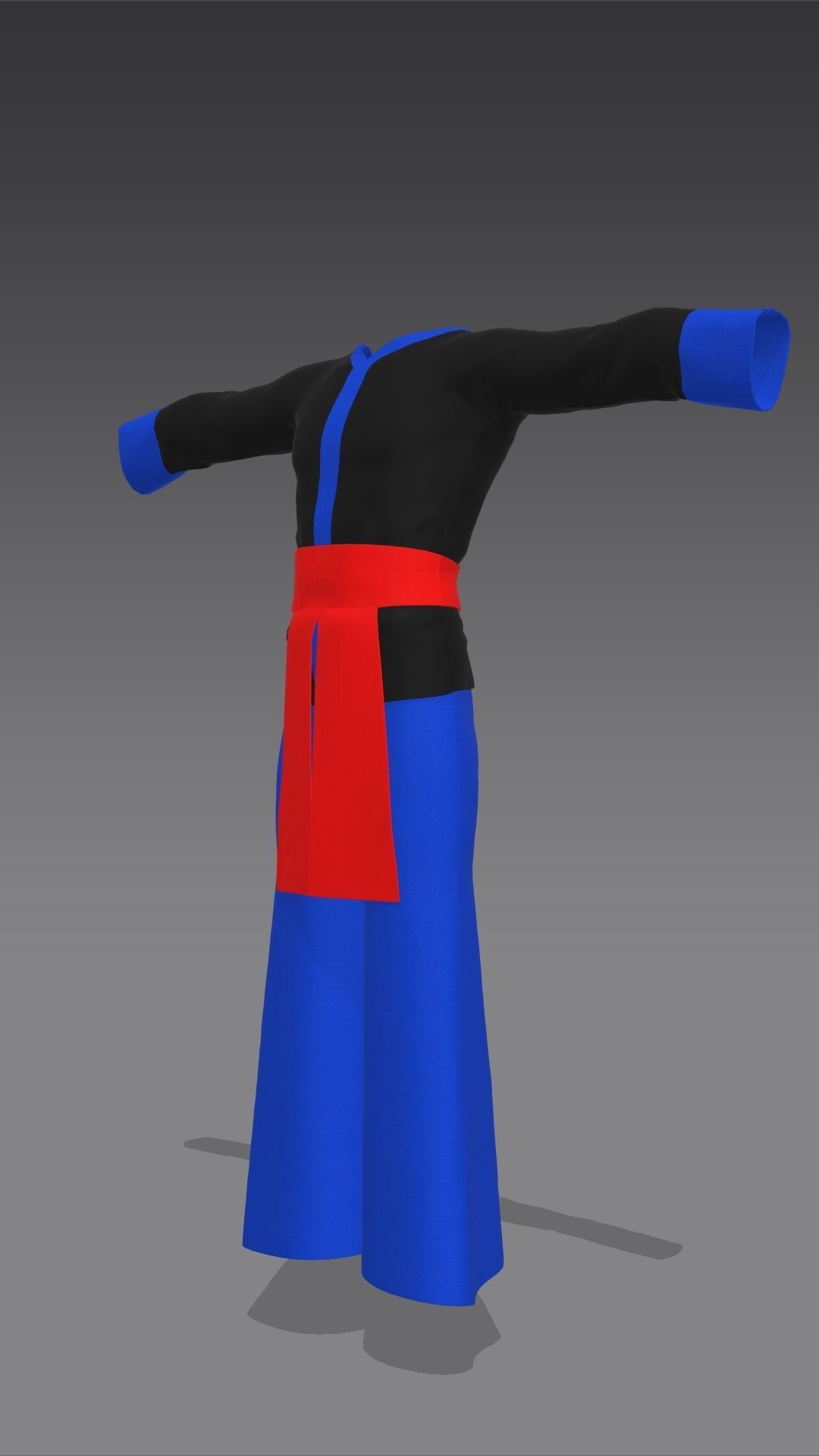 Hmong man outfit cartoon 3d free 3D model | CGTrader