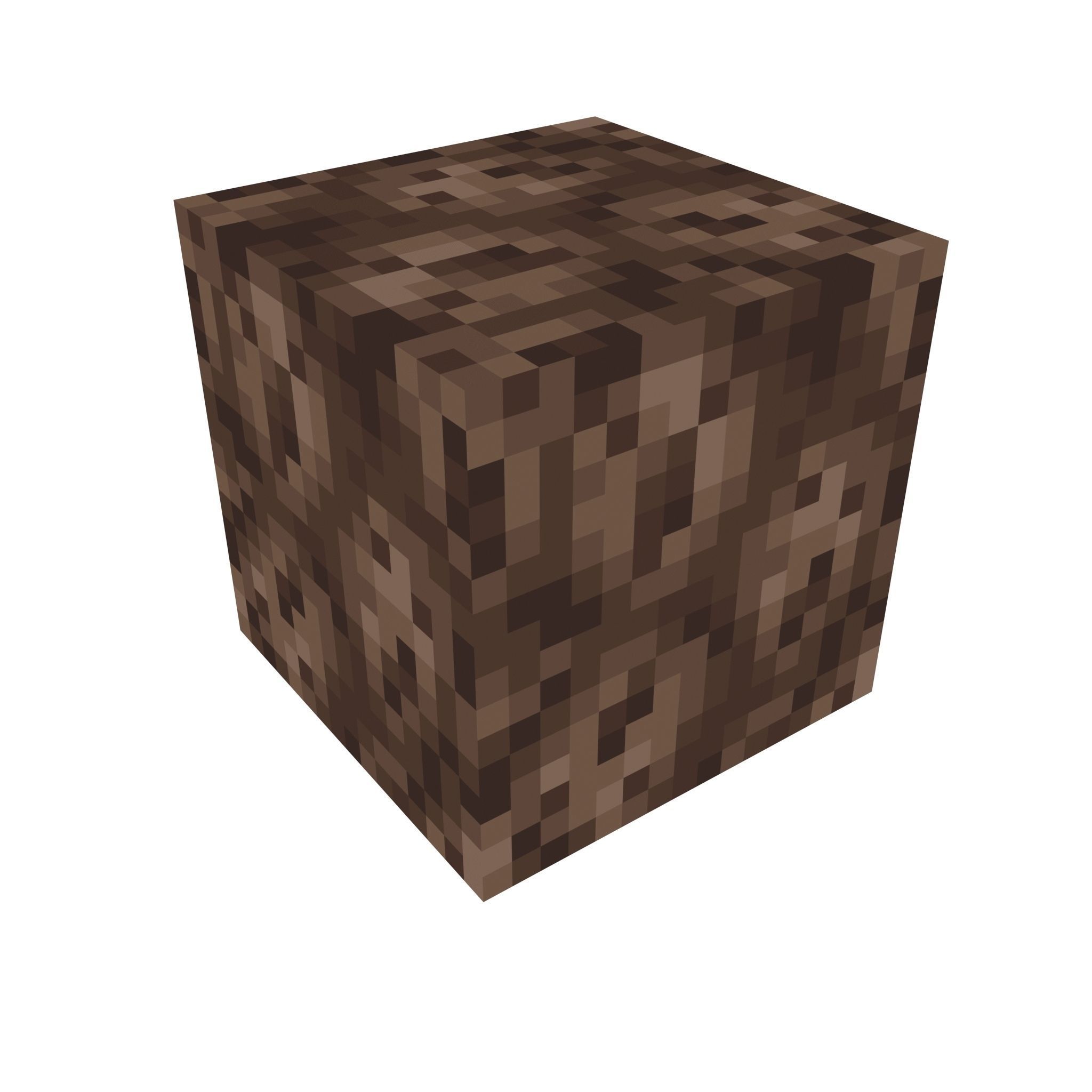 3D model MINECRAFT SOUL-SAND BLOCK VR / AR / low-poly | CGTrader