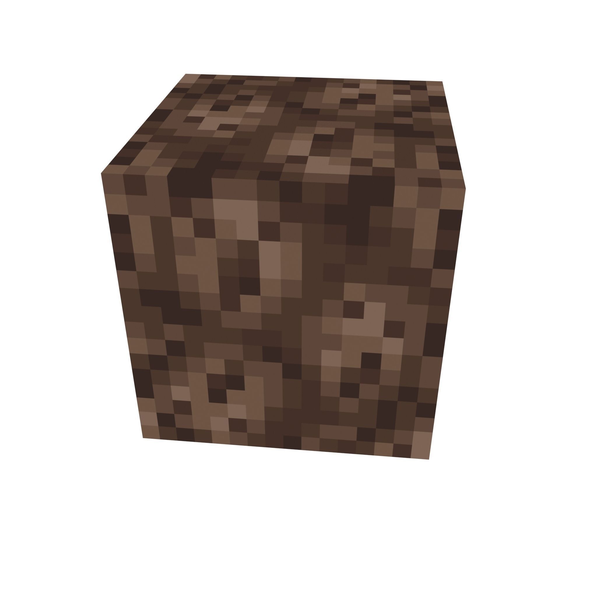 3D model MINECRAFT SOUL-SAND BLOCK VR / AR / low-poly | CGTrader