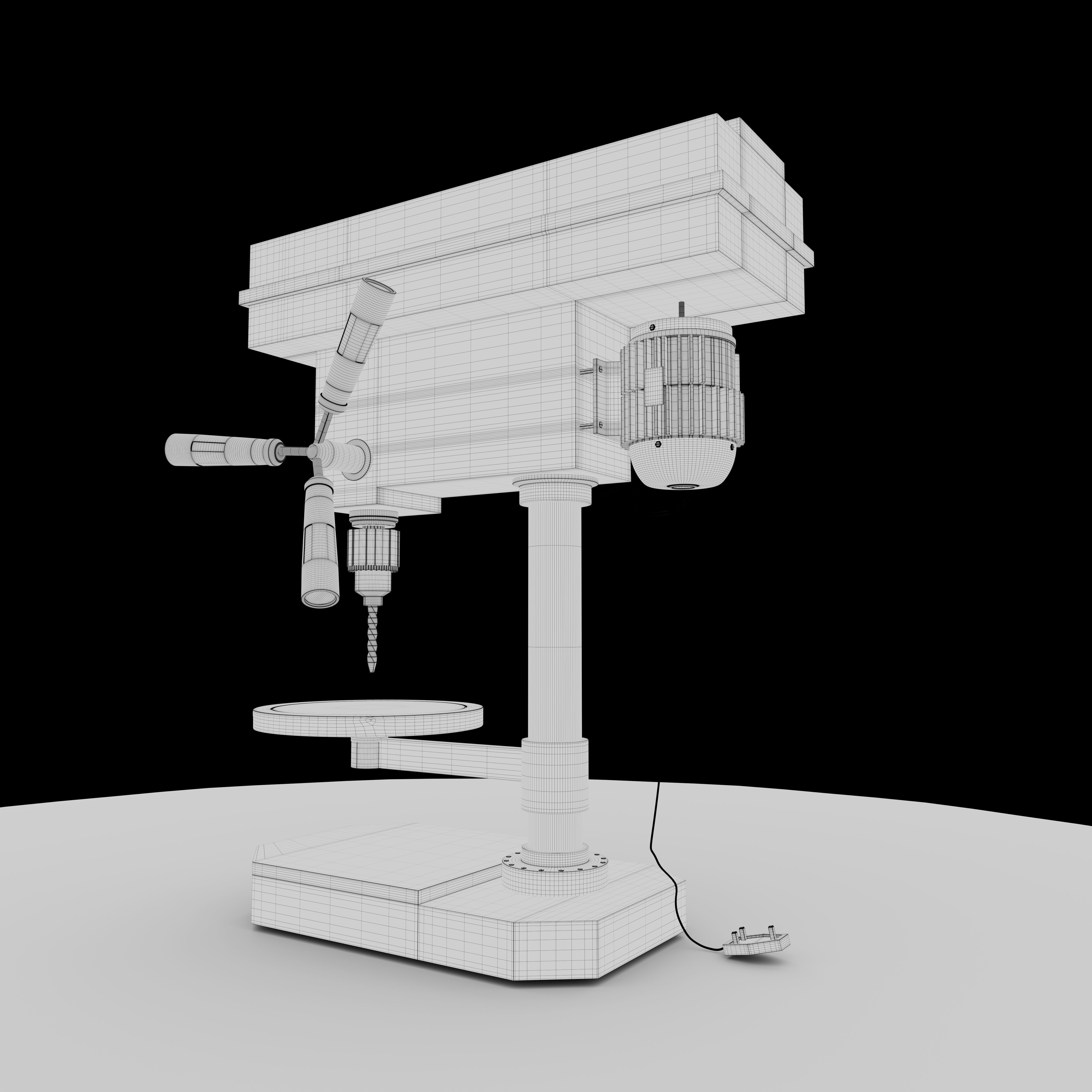 3d Drilling machine 3D model | CGTrader
