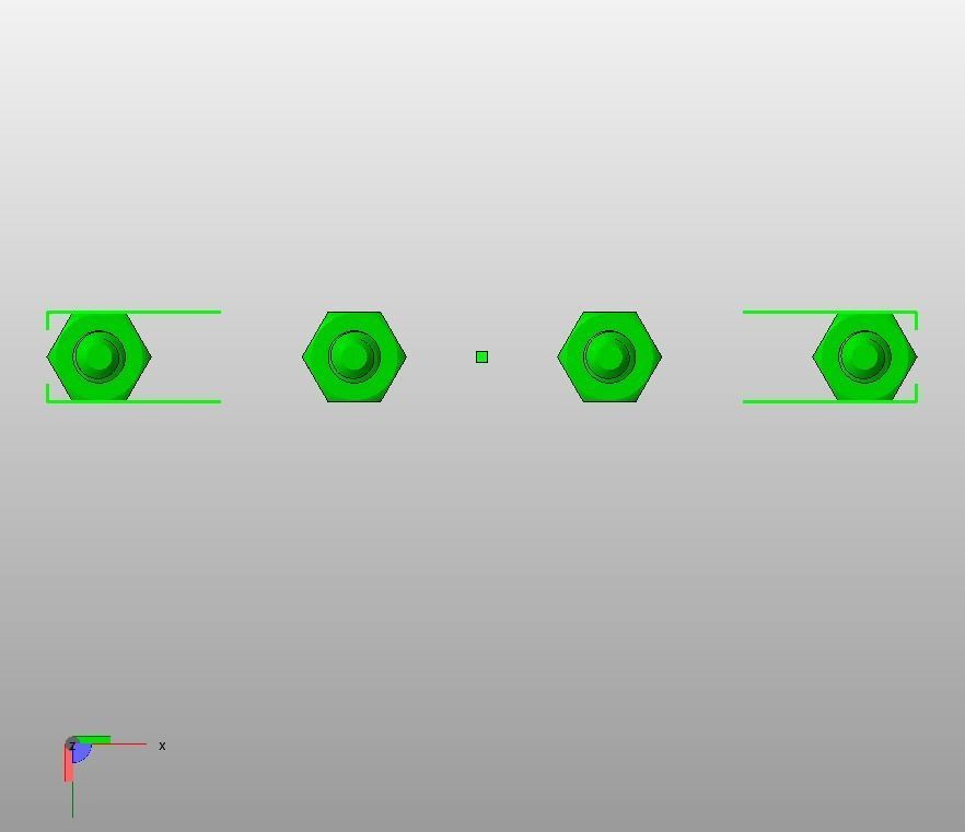 M4 Hexagonal Stud Connector Screw-Nut 3D model 3D printable | CGTrader