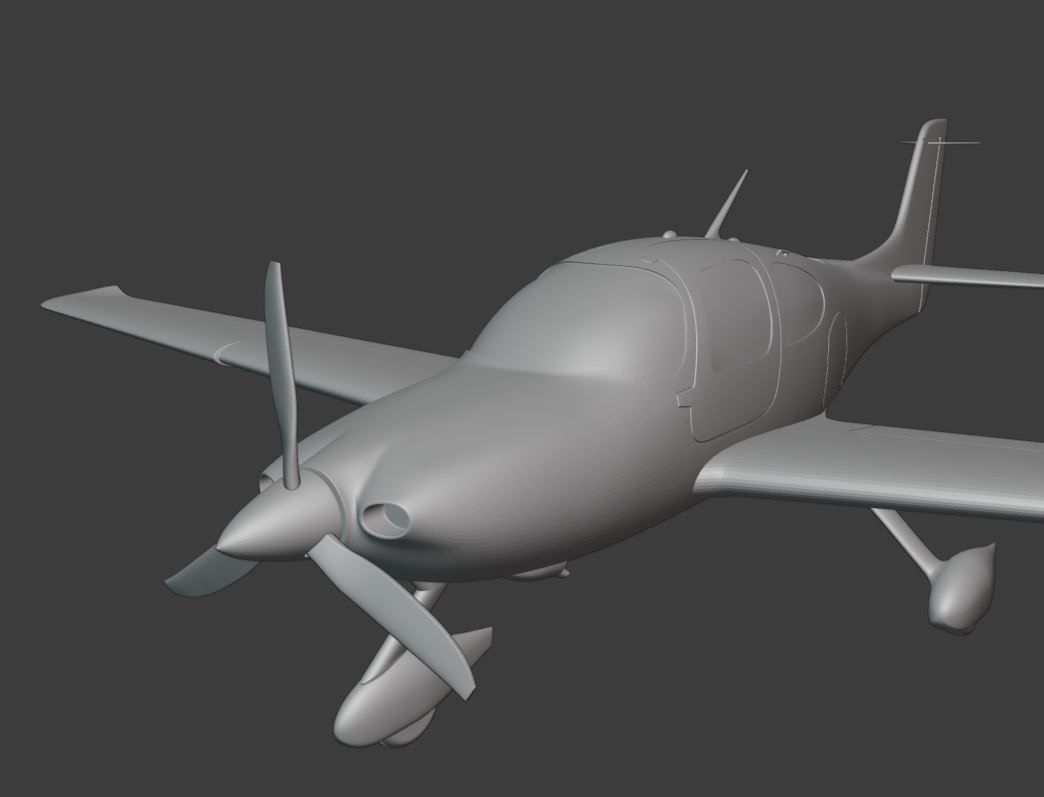 Cirrus SR22 3D model 3D printable | CGTrader