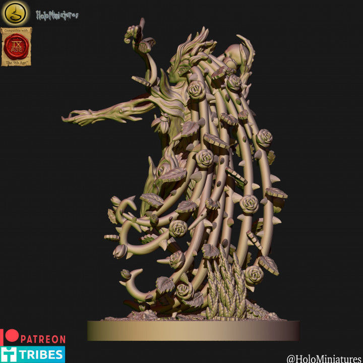 Wood elf dryad hero 3D model 3D printable | CGTrader