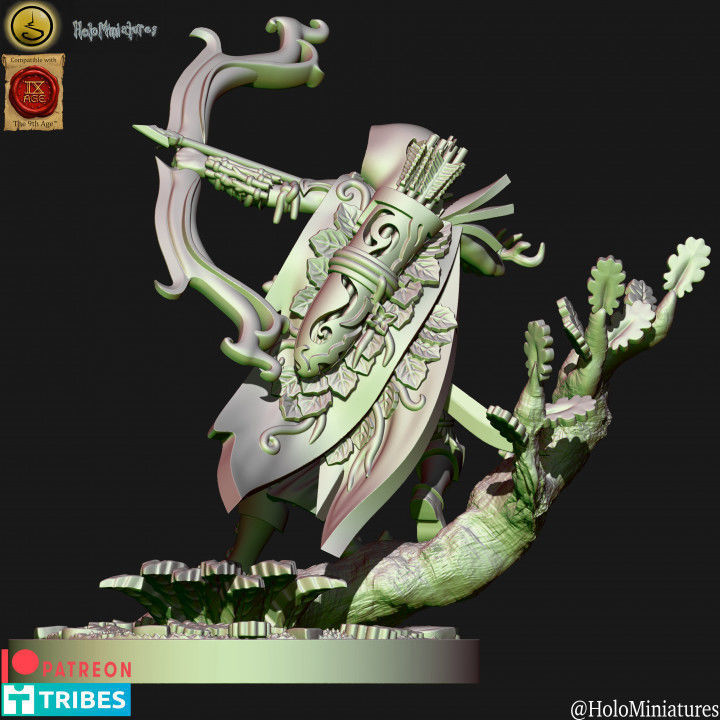 Wood elf pathfinders 3D model 3D printable | CGTrader